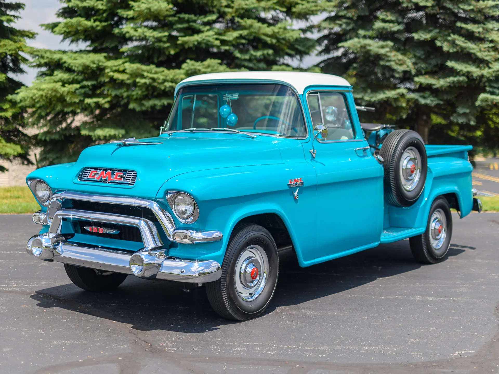 1956 GMC Series 100 ½-Ton Pickup and 1959 Harley-Davidson Hummer | Open ...