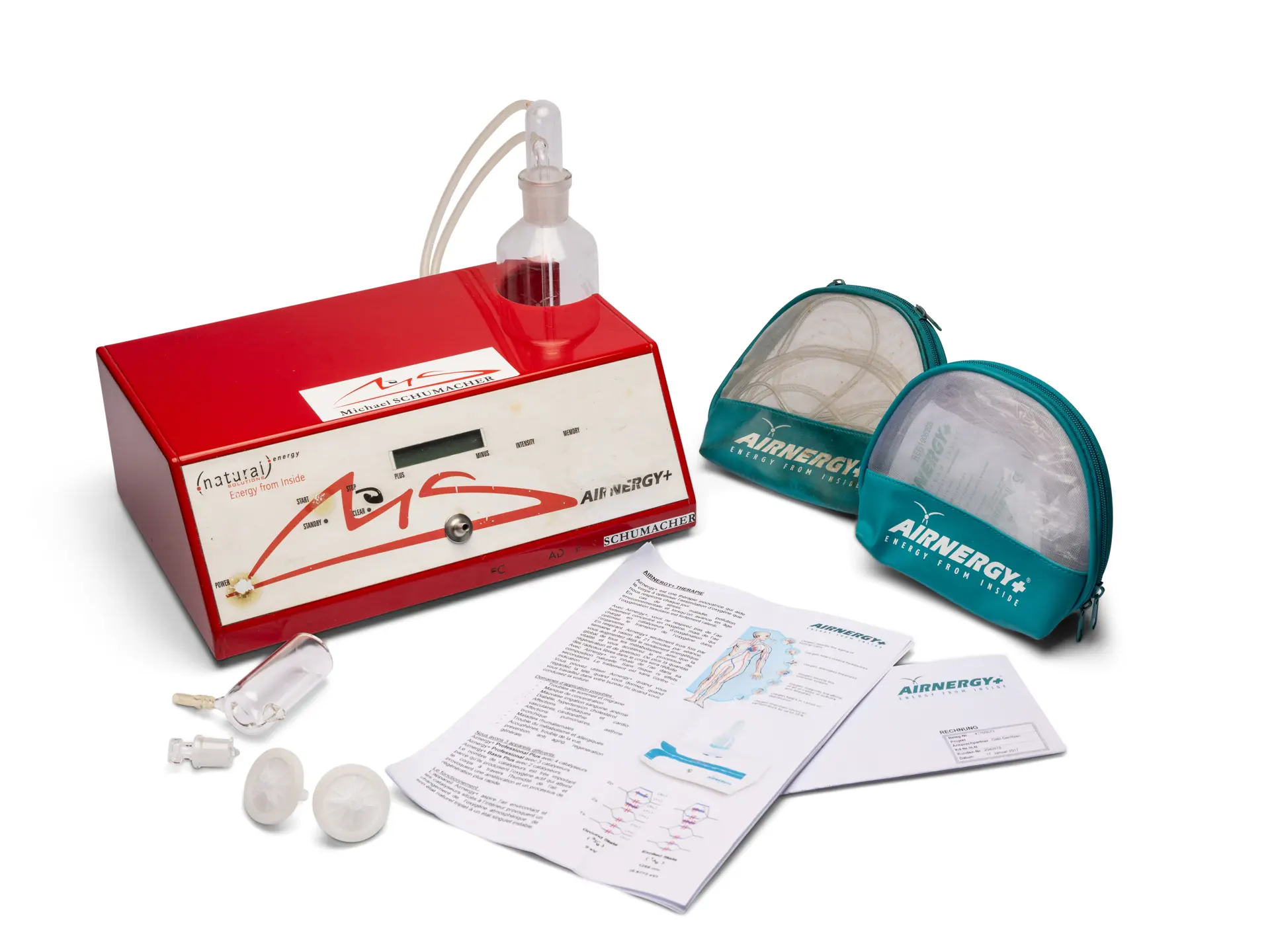 Michael Schumacher Airnergy+ Device | The Schumacher and F1 Legends ...