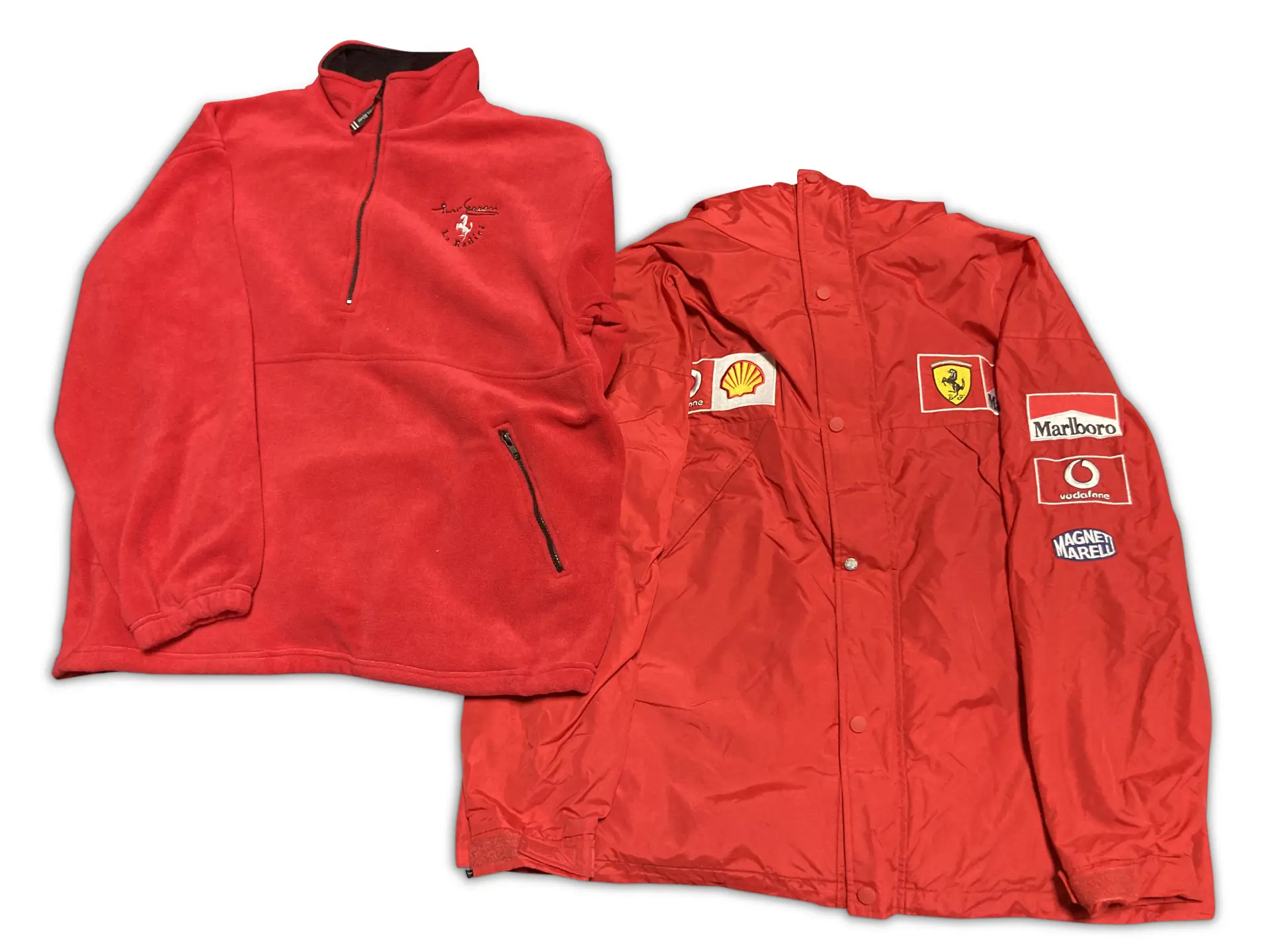 Scuderia Ferrari Insulated Jacket and Ferrari Quattro Cavallo Pullover ...