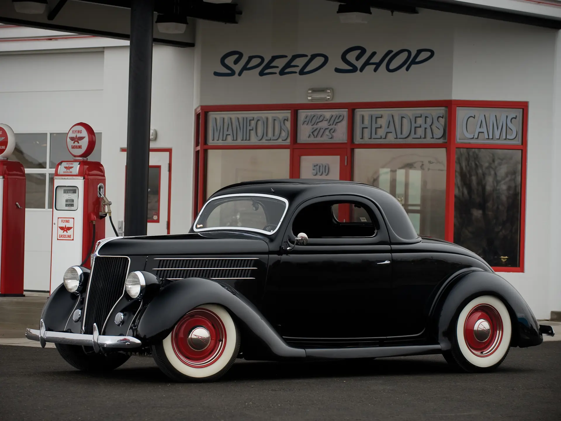 1936 Ford Deluxe Three-Window Custom Coupe | Icons of Speed & Style ...