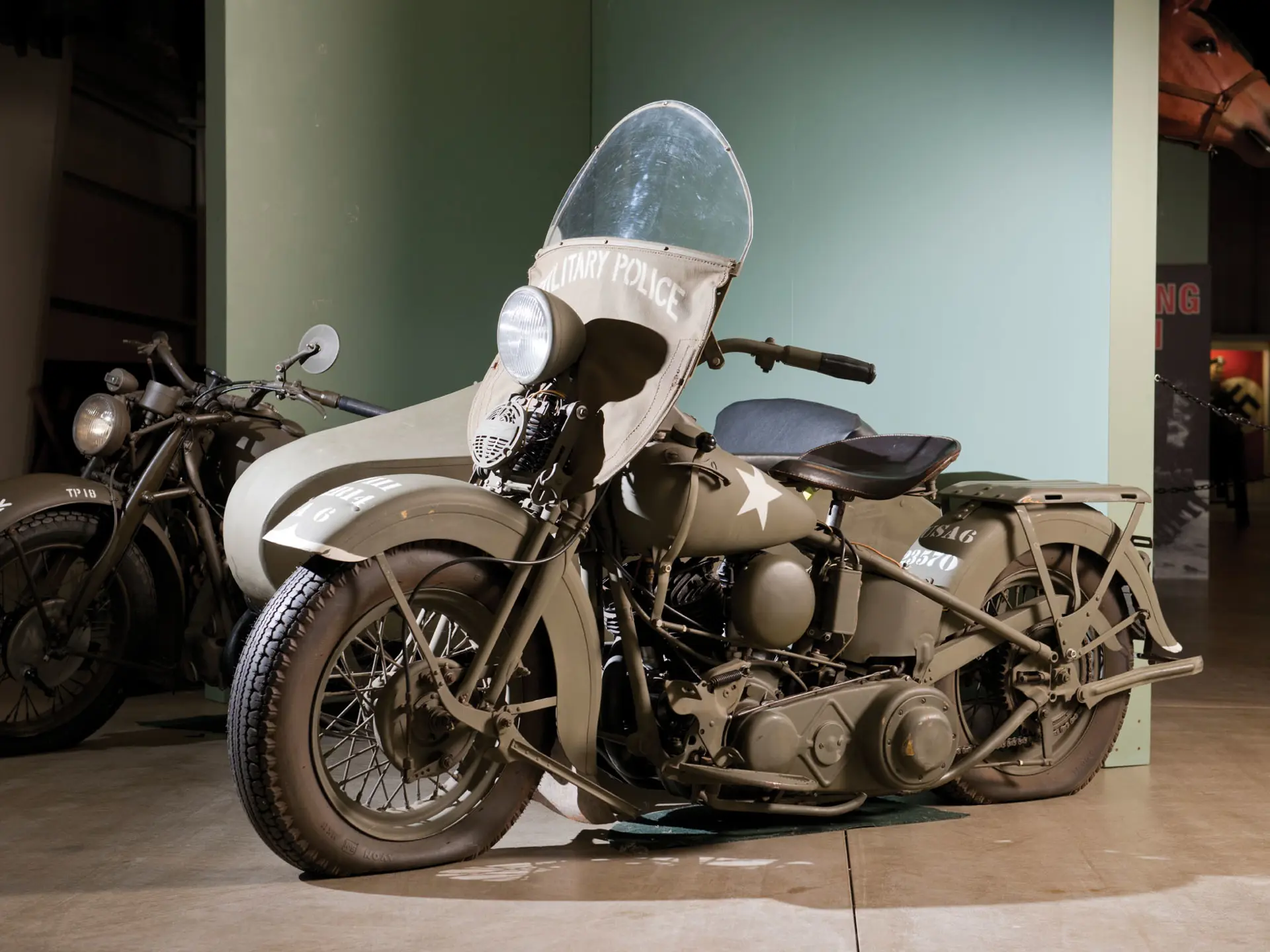 1942 Harley-Davidson UA Motorcycle with Sidecar | The National Military ...