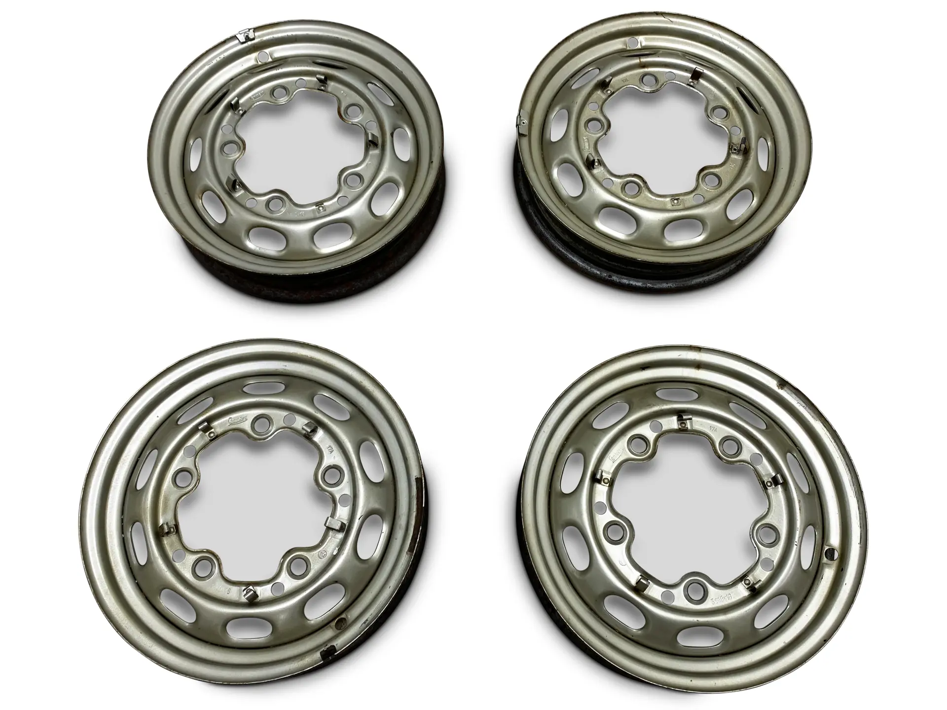 Four Lemmerz Porsche Wide Lug Pattern Wheels | The White Collection ...