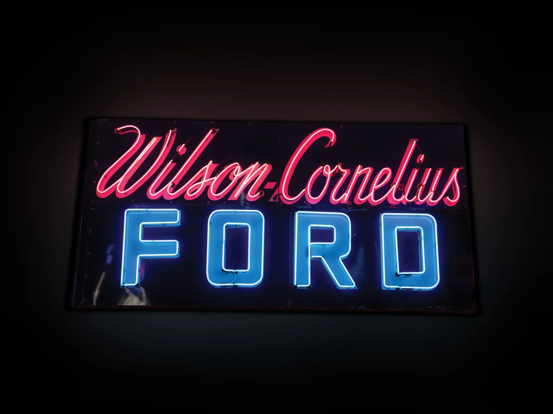 Wilson-Cornelius Ford Dealership Neon Sign | The Dingman Collection ...