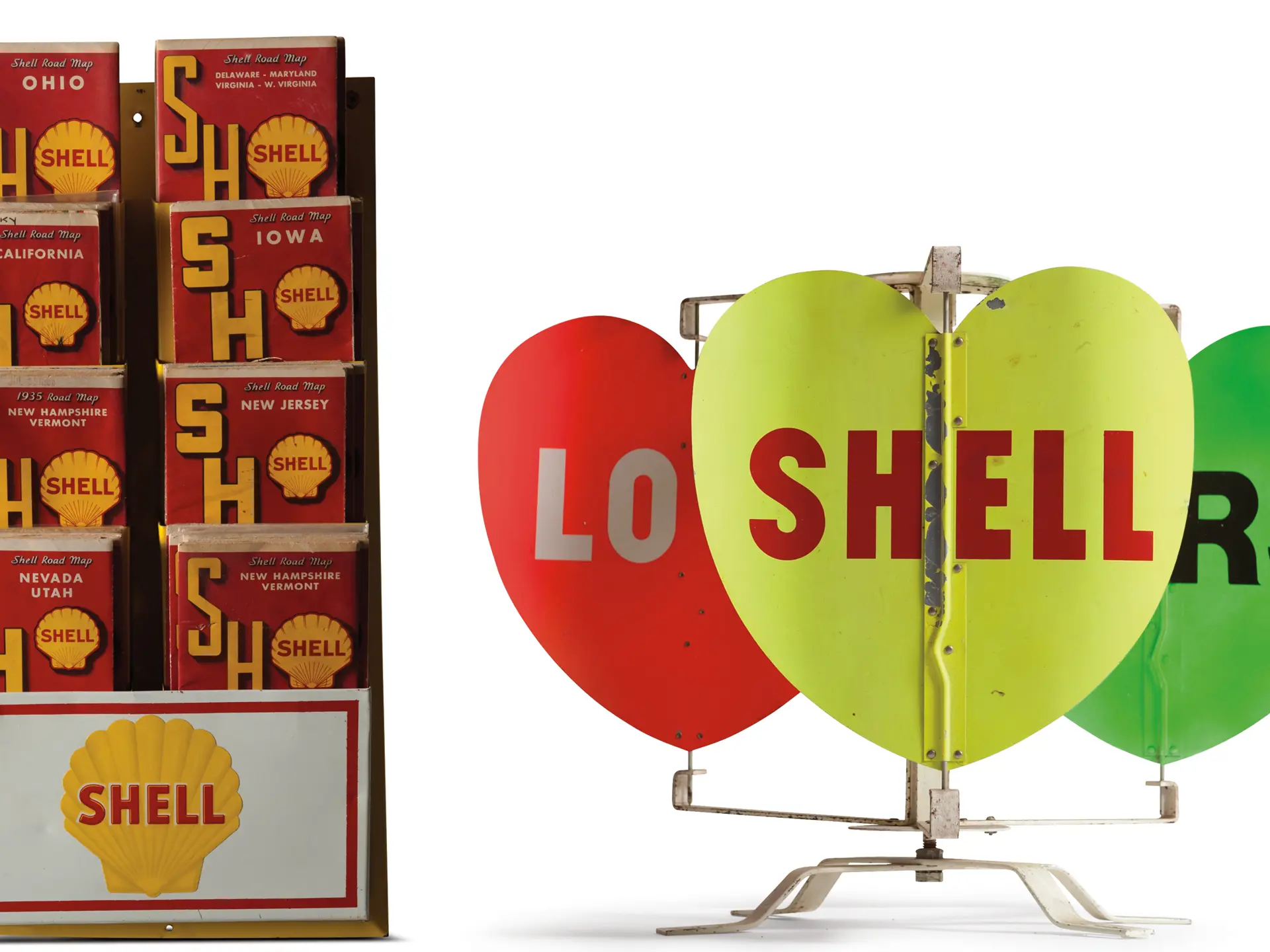 Shell Sign & Map Rack | The Dingman Collection 2012 | RM Sotheby's