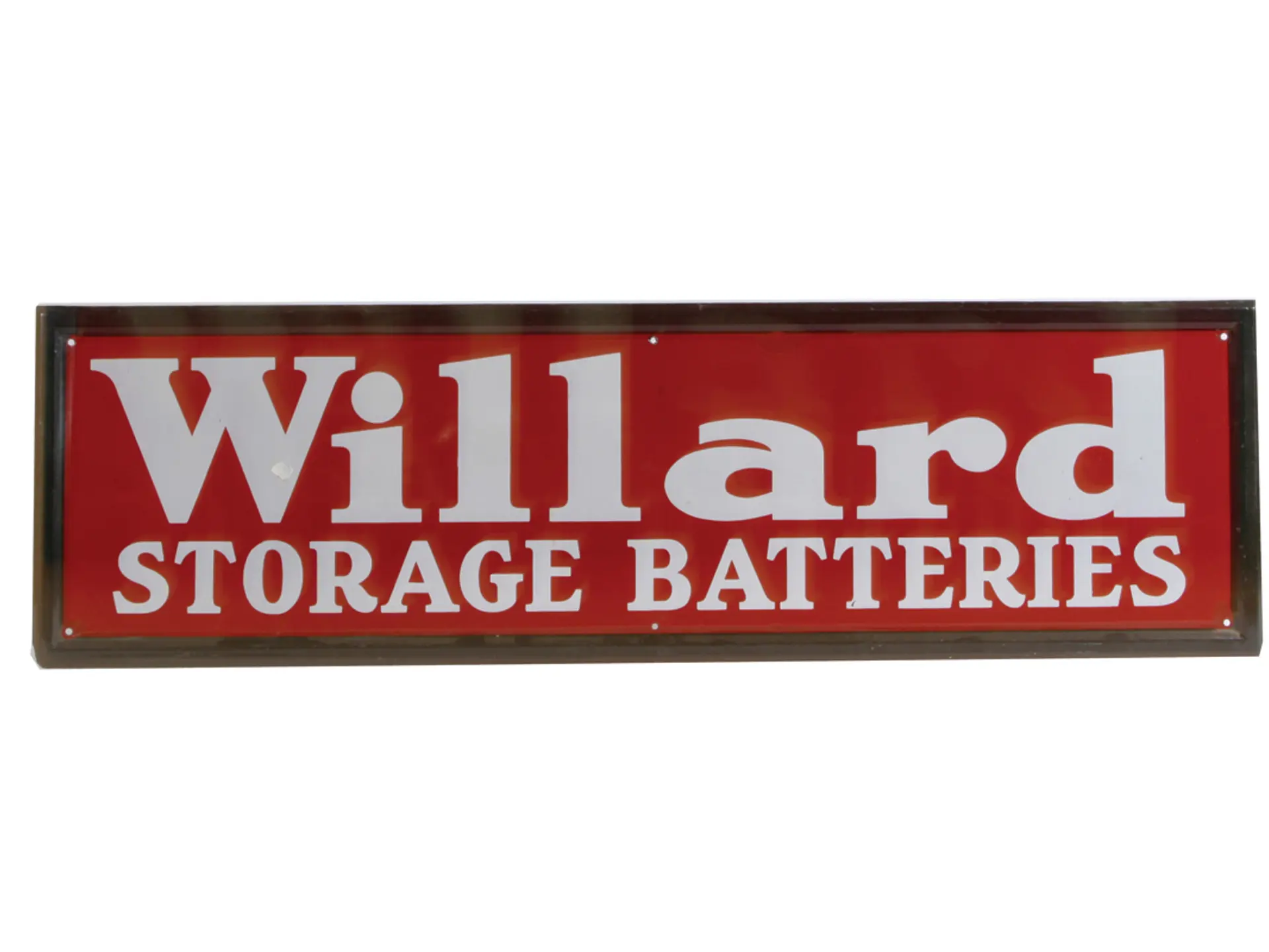 WILLARD BATTERIES SIGN | Private Collection of Tom & Marlene Stackhouse ...