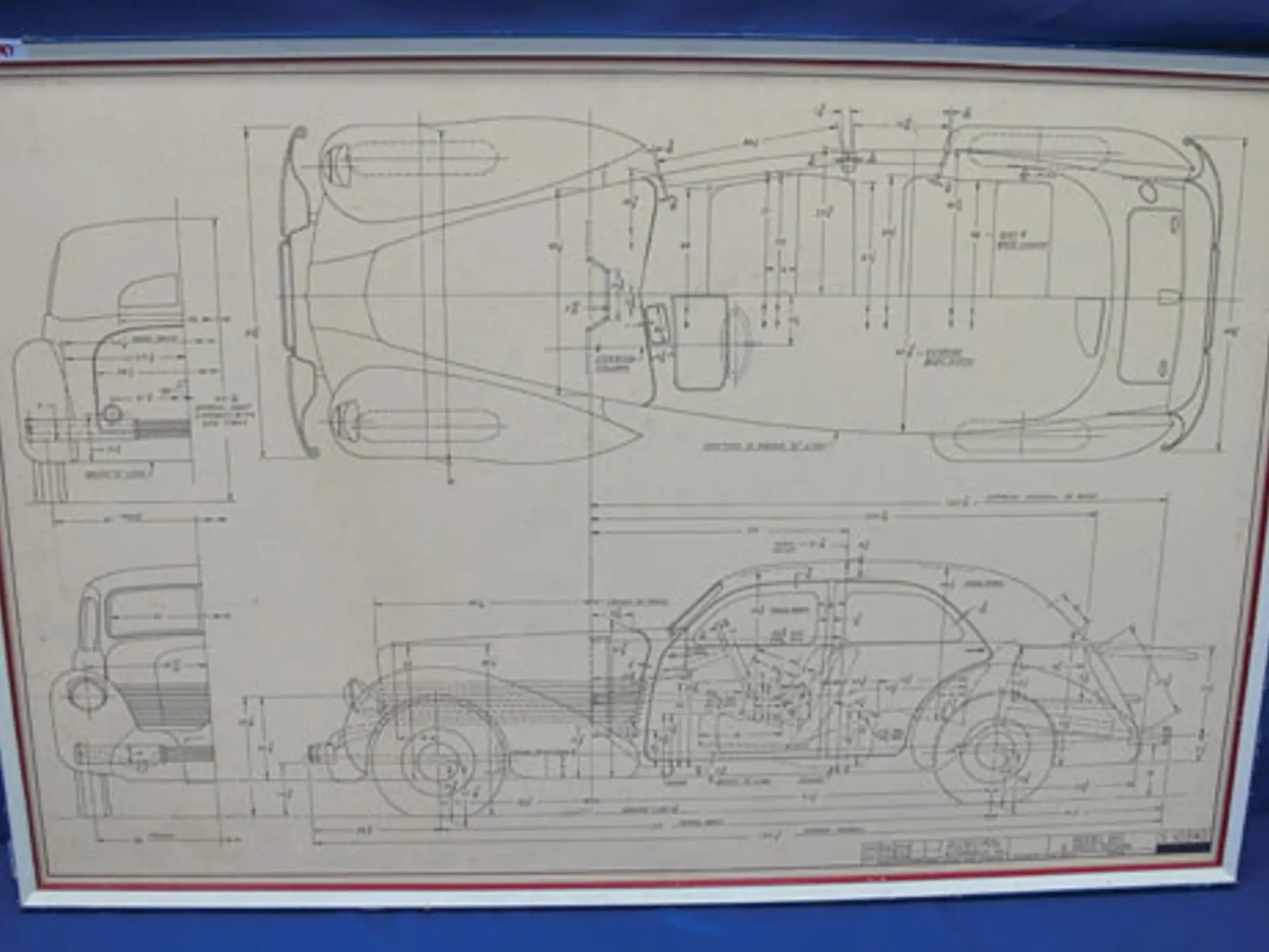 1936 Cord Model 810 Five Passenger Sedan Blueprint | Auburn Fall 2012 ...