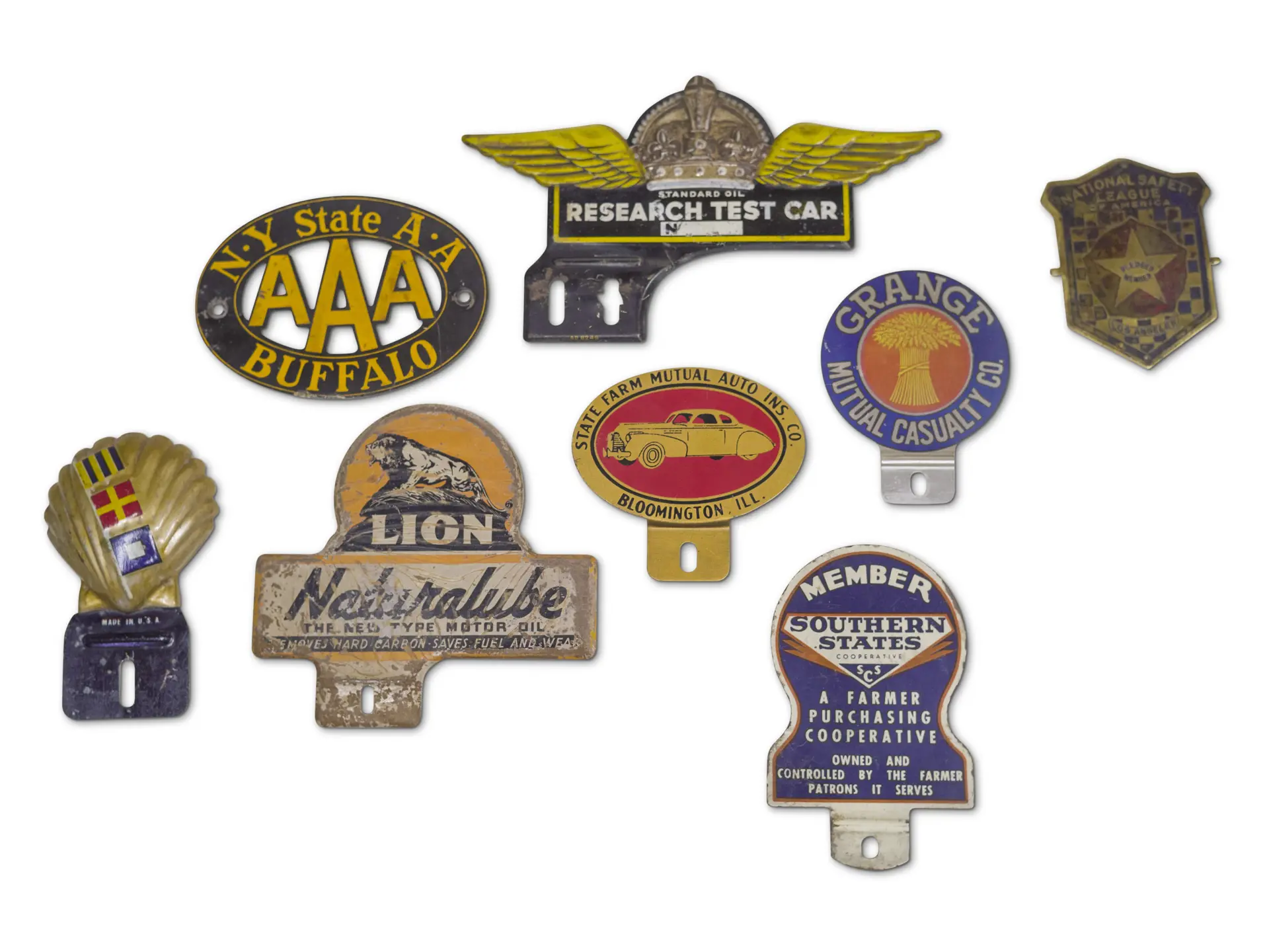 Assortment of License Plate Toppers and Badges | THE MITOSINKA ...