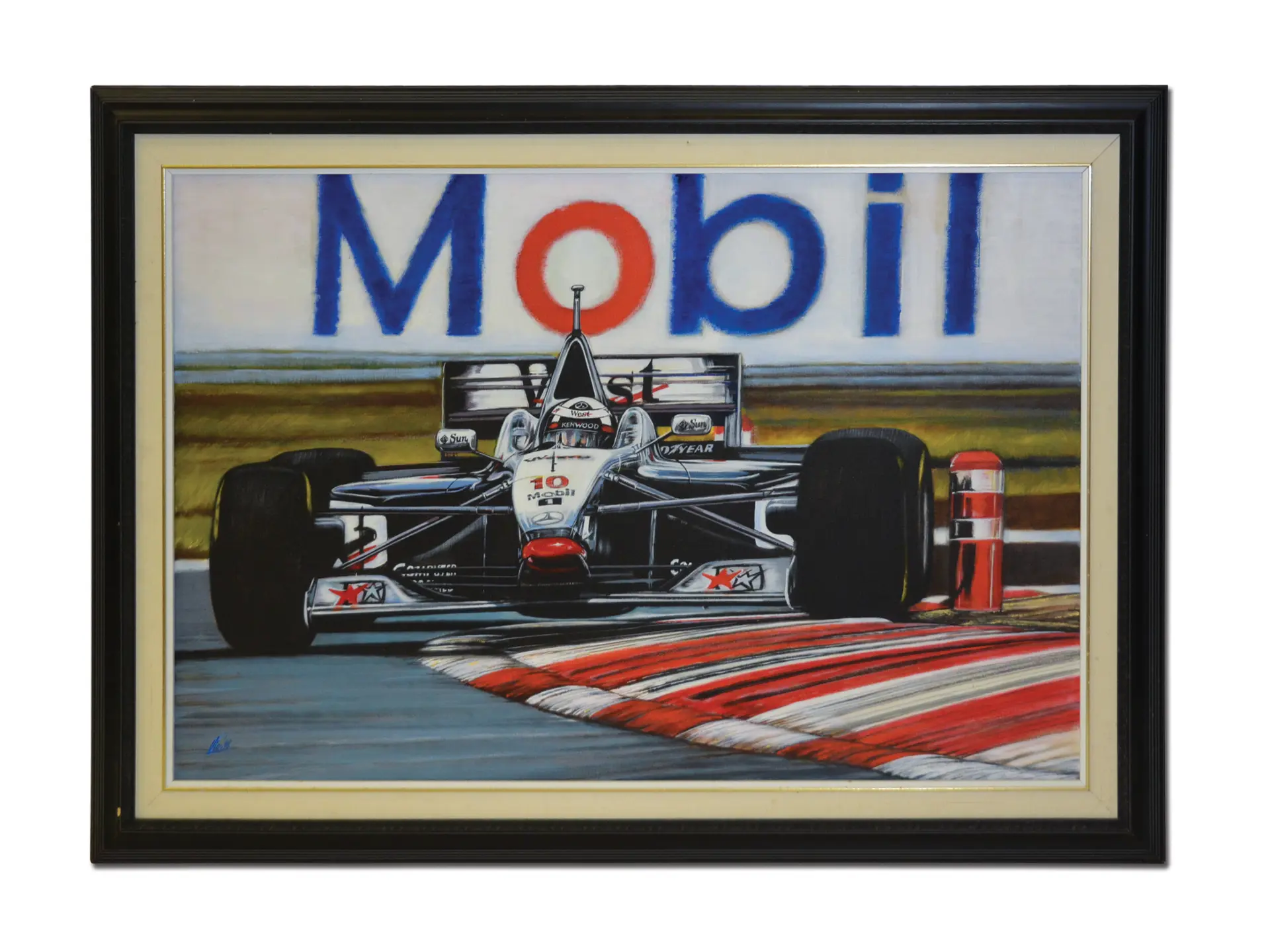 Mobil No. 10 F-1 Race Car Oil on Canvas by Vic | Auburn Fall 2019 | RM ...