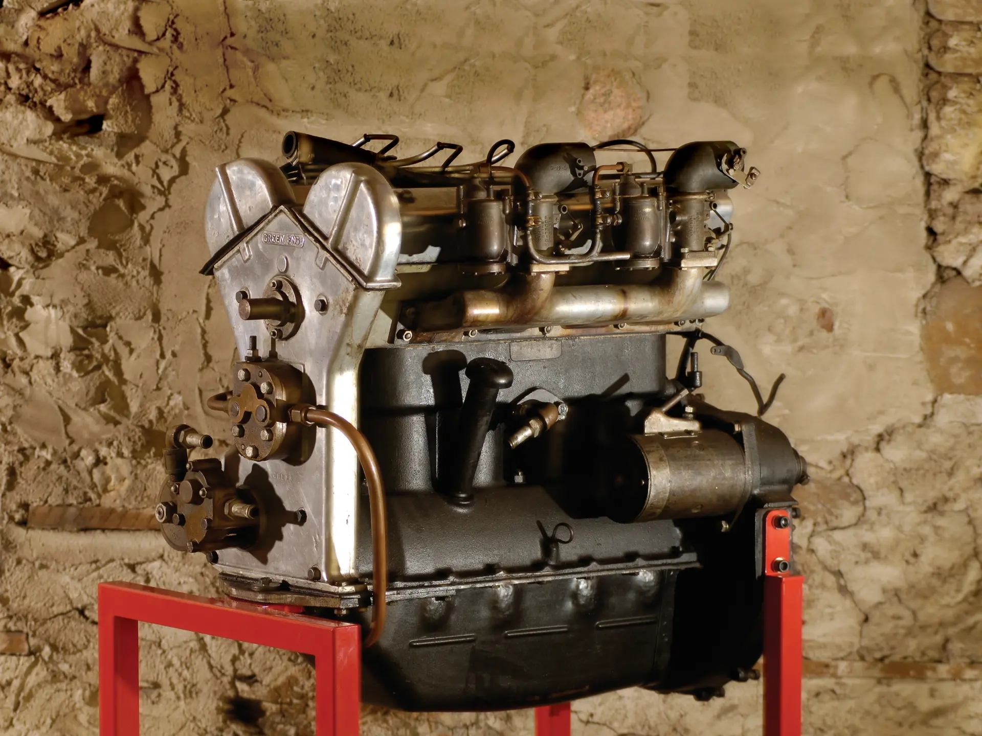 Ford/Green DOHC Four-Cylinder Model B Racing Engine | Monterey Sports ...