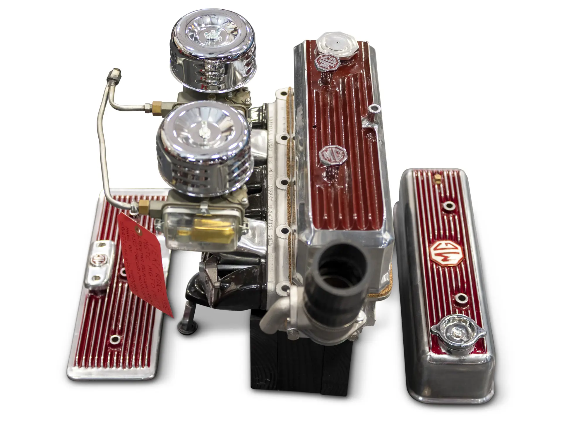 Laystall Aluminum MG Cylinder Head with MG Valve Covers | Gene Ponder ...