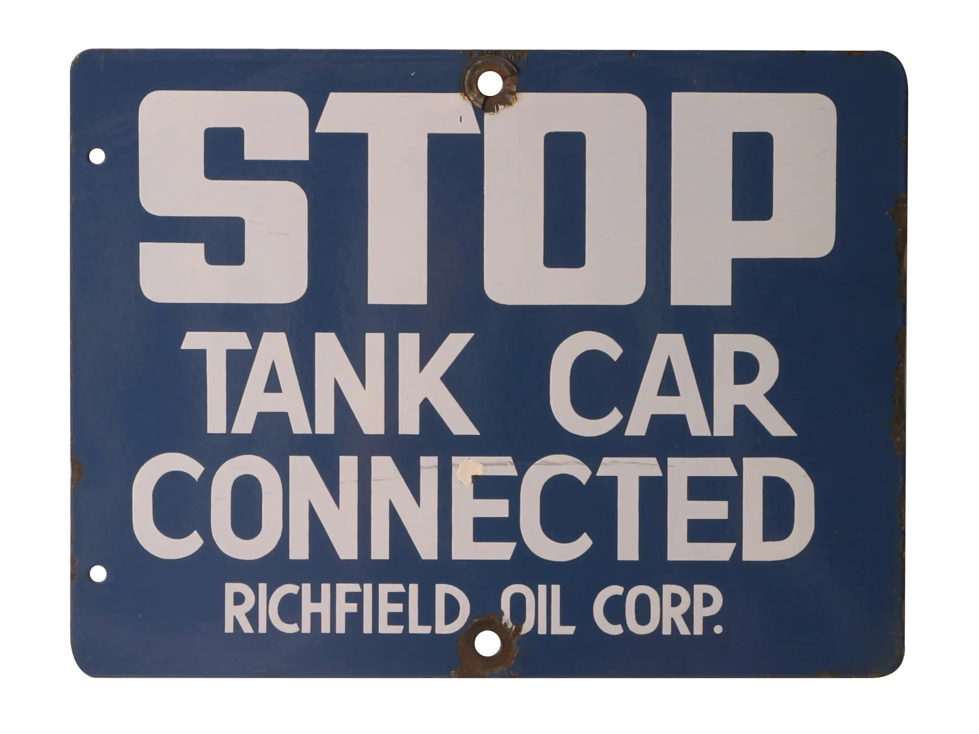 Richfield Oil Corp.: Stop Tank Car Connected | The Dingman Ford ...