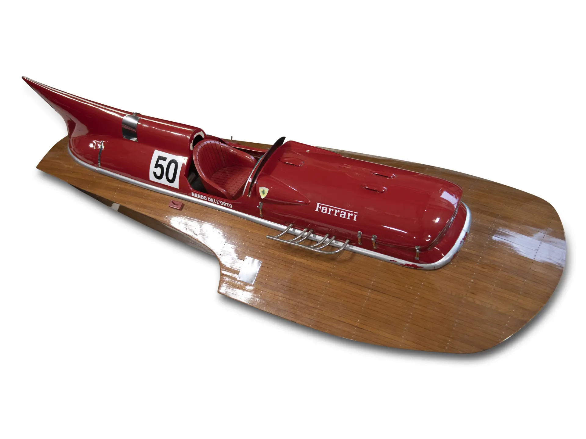 Large Scale Ferrari Hydroplane Model | Gene Ponder Collection | RM ...