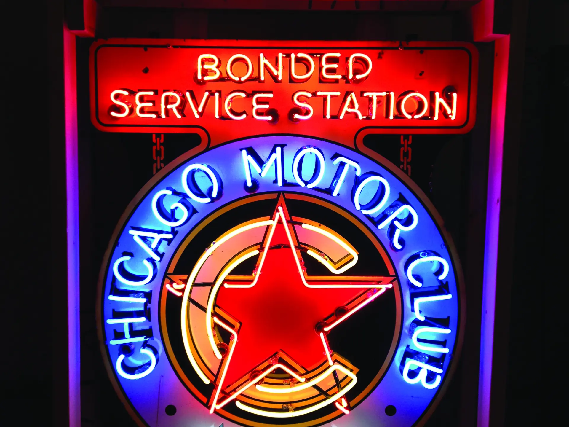 A Chicago AAA, porcelain neon sign, original sign, 30in x 48in. | Fort ...