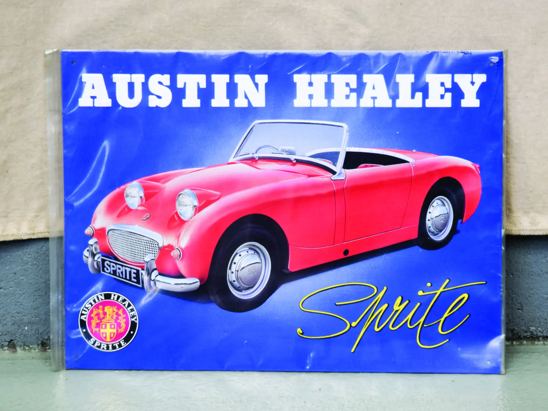 A modern, Austin-Healey Sprite sign. 16" x 12" | Auburn Fall 2016 | RM ...