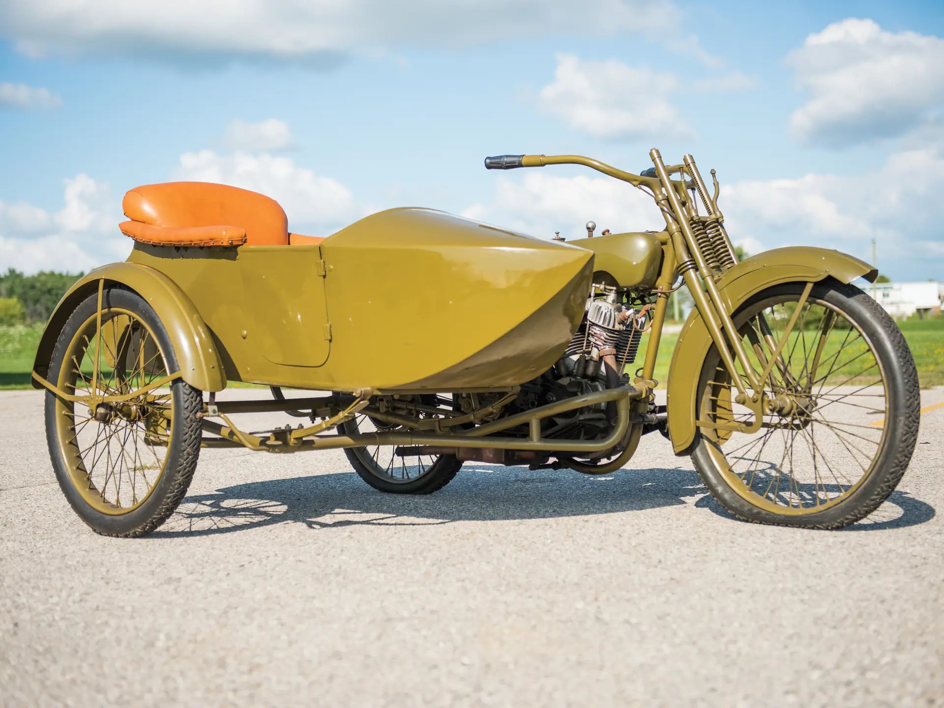 1922 Harley-Davidson FD with Sidecar | Hershey 2016 | RM Sotheby's