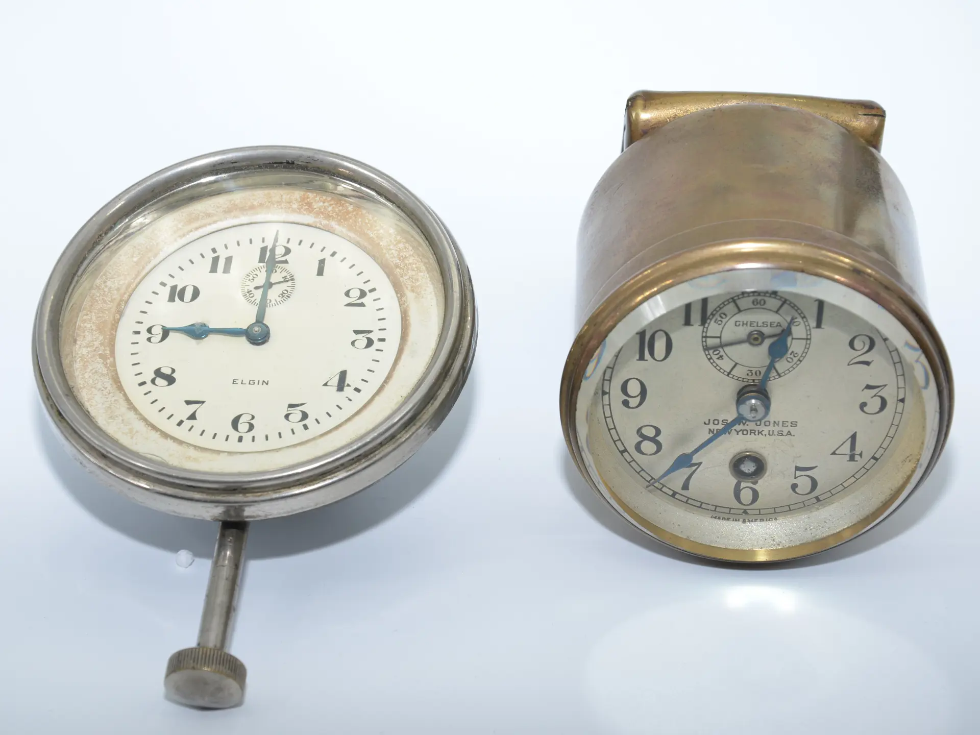 A pair of early dash clocks | Auburn Spring 2016 | RM Sotheby's