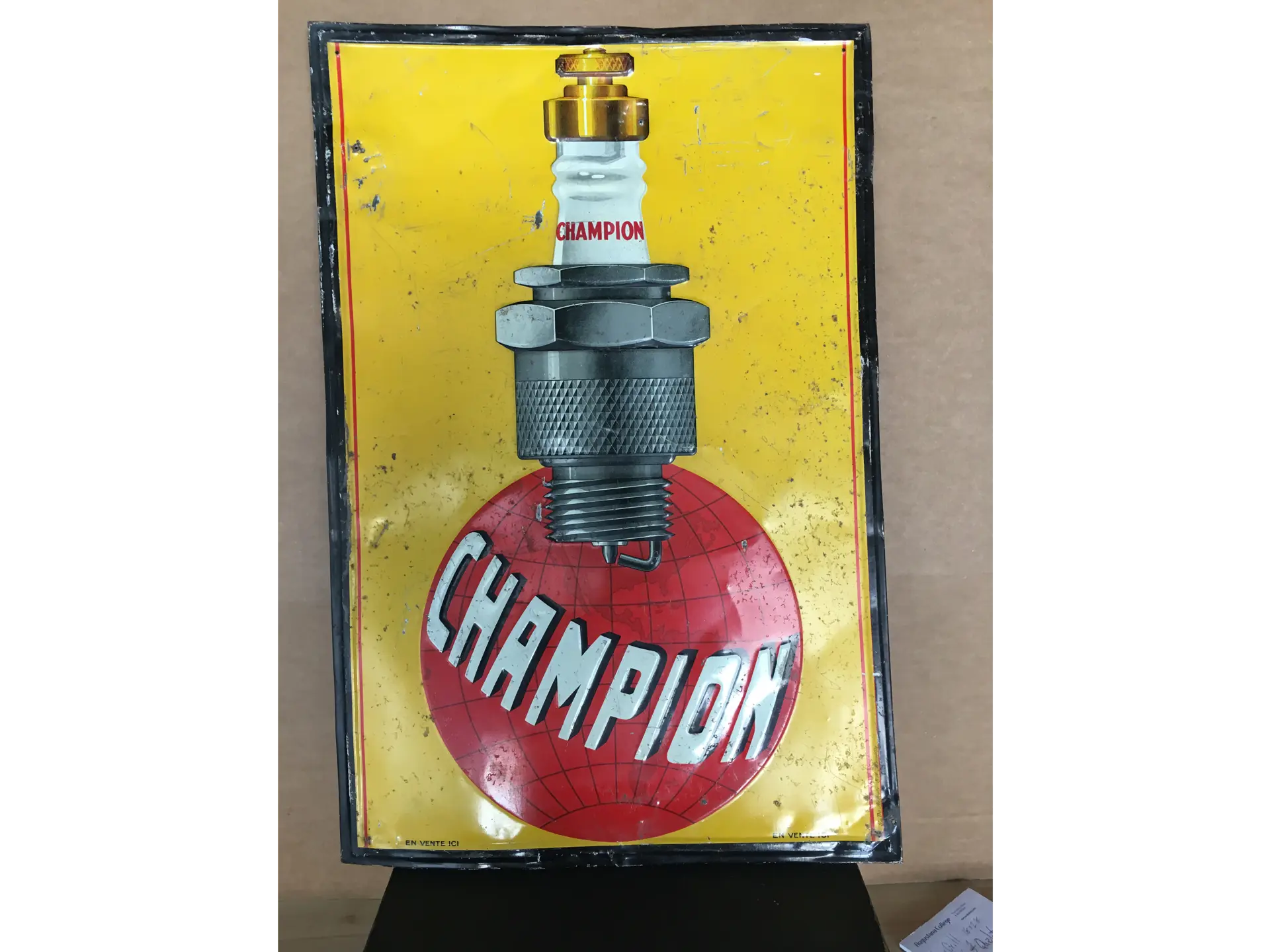 Champion Spark Plugs Tin Sign | Auburn Spring 2018 | RM Sotheby's