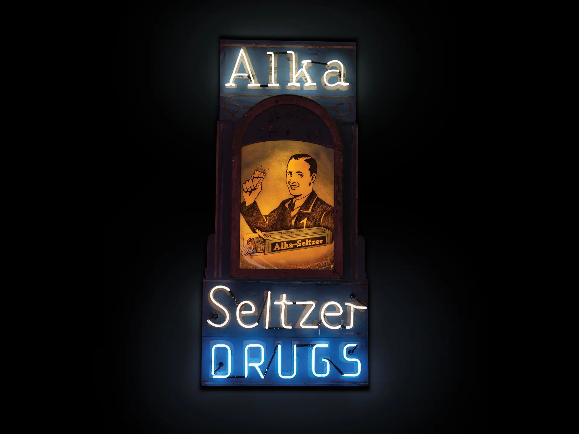 Alka Seltzer Drugs Neon Sign | The Dingman Collection | RM Sotheby's