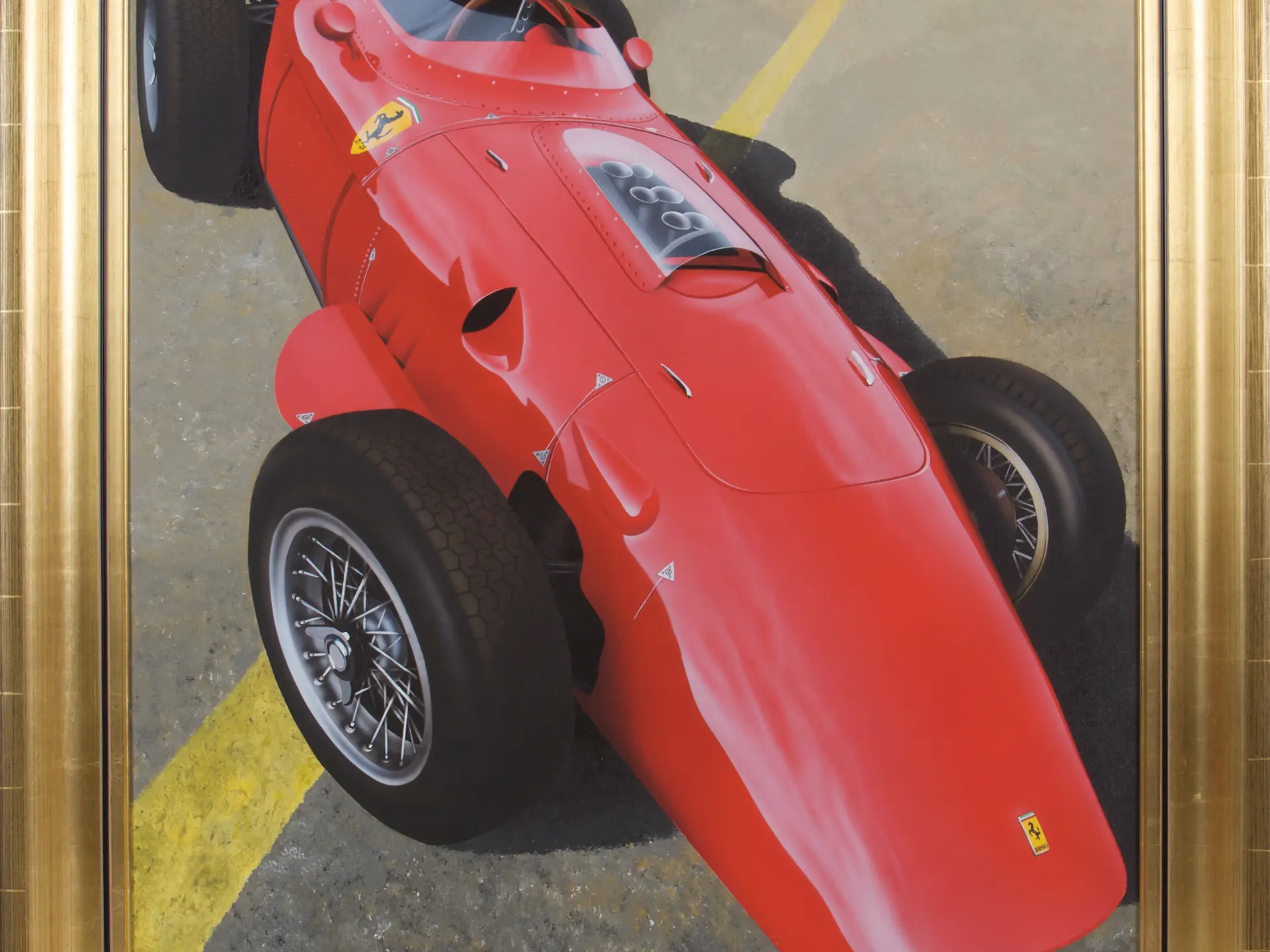 FERRARI 256 F1; ACRYLIC ON CANVAS | Automobiles of London 2009 | RM ...