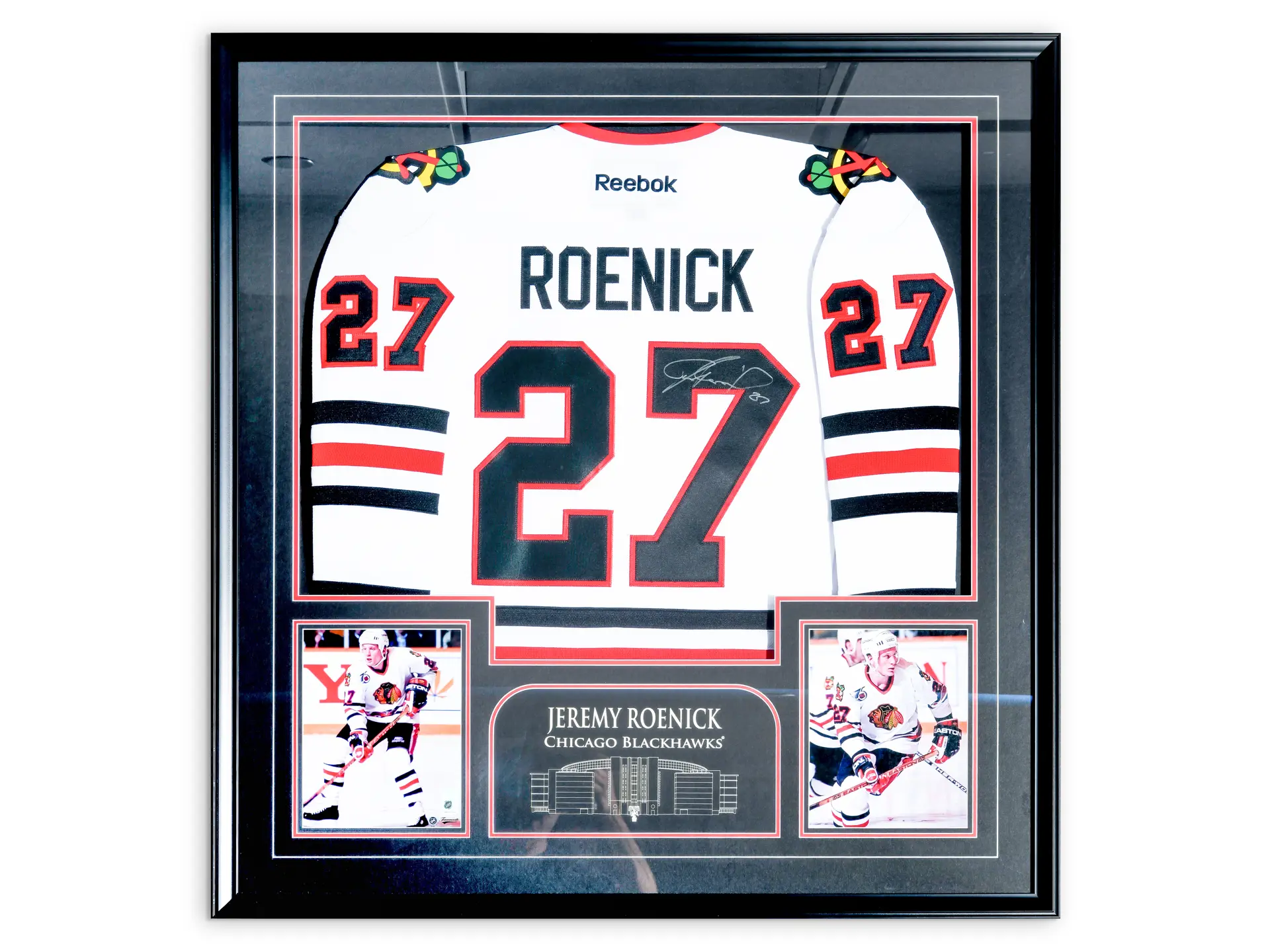 Jeremy Roenick Chicago Blackhawks Autographed Commemorative Jersey ...