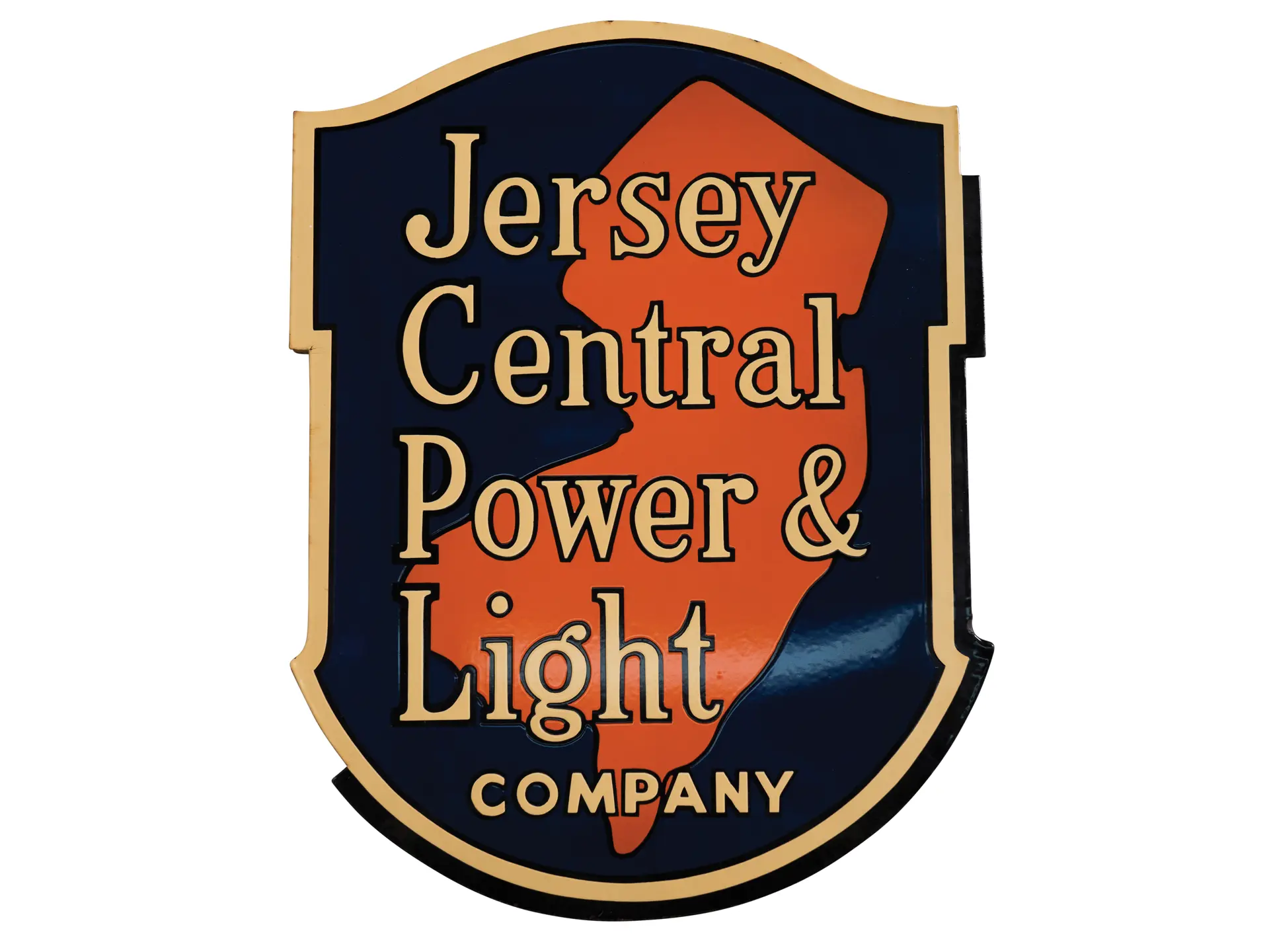 Jersey Central Power & Light Company Porcelain Sign | The Dingman ...