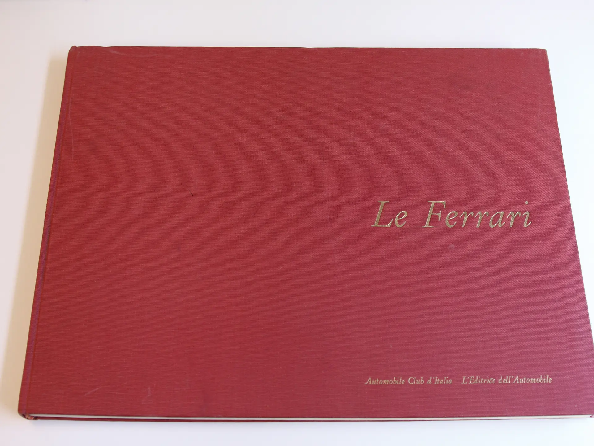 1966 Le Ferrari 1st Edition Book & Enzo Ferrari Signed Letter ...