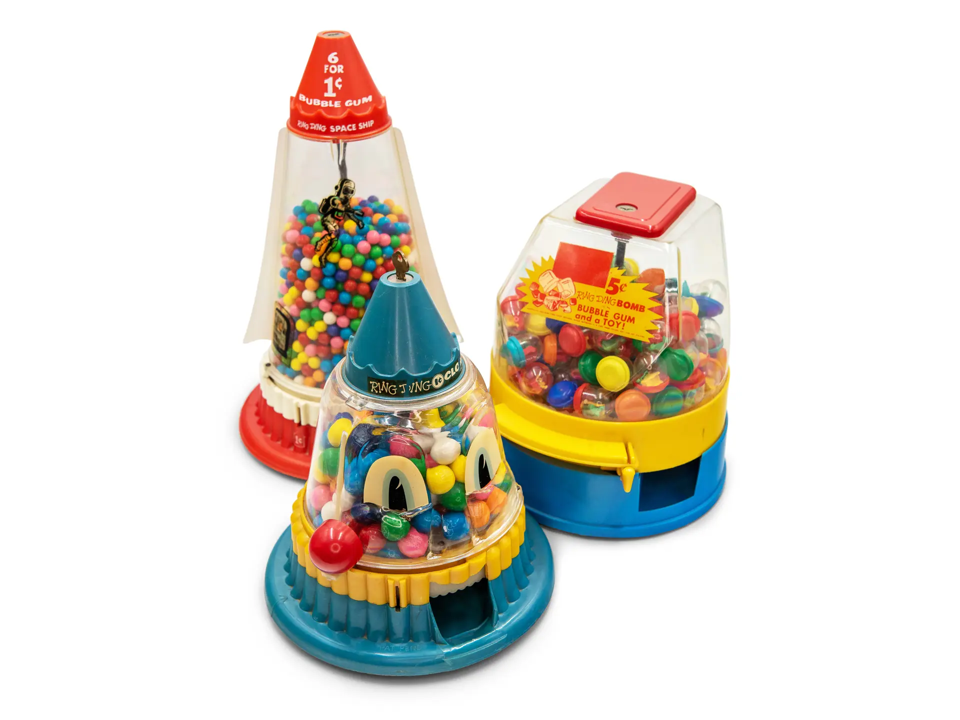 Assorted Ring Ding Gumball Machines | Handle with Fun | RM Sotheby's