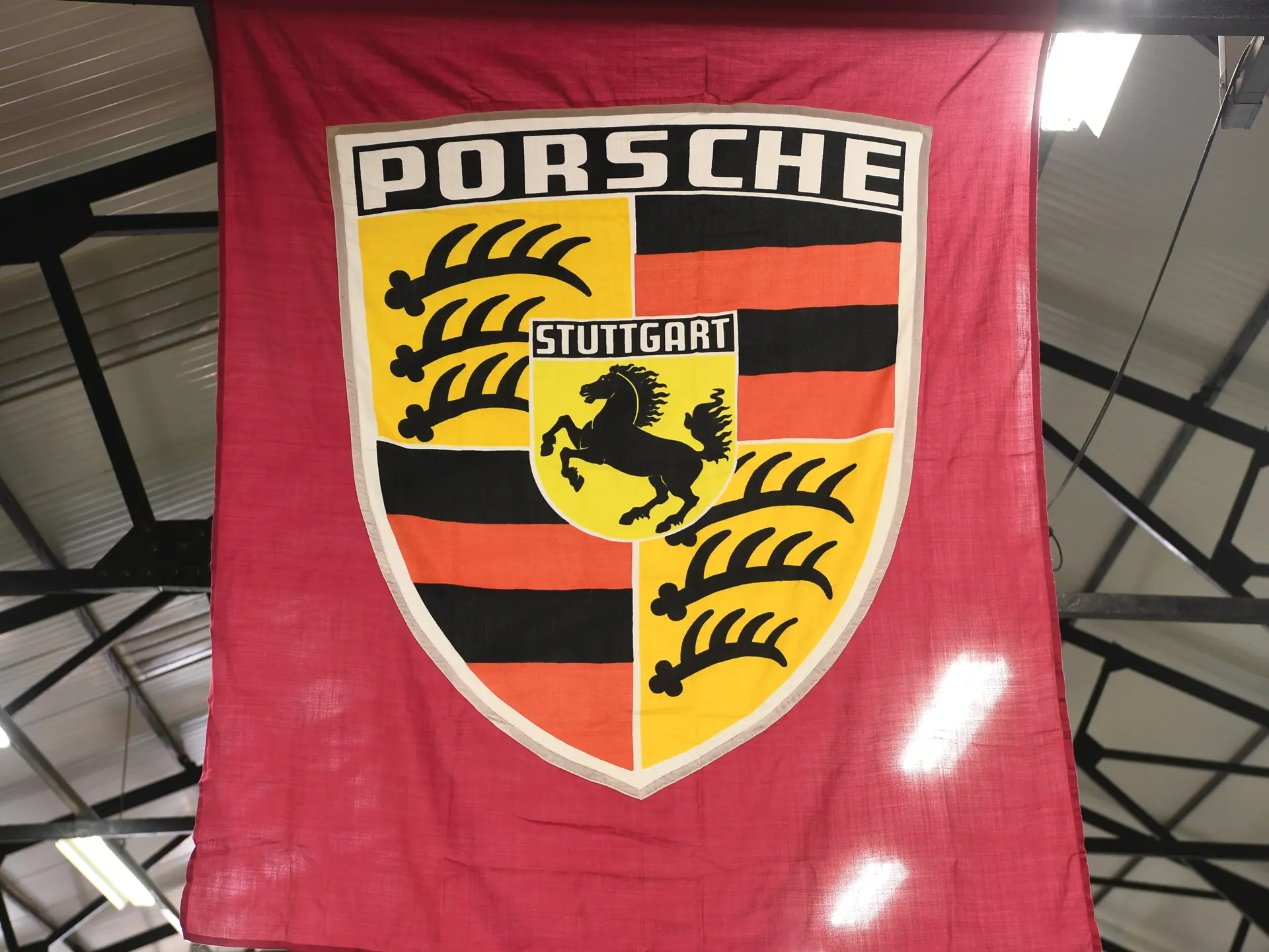 Porsche Dealership Banner, c. 1950s | Essen 2019 | RM Sotheby's