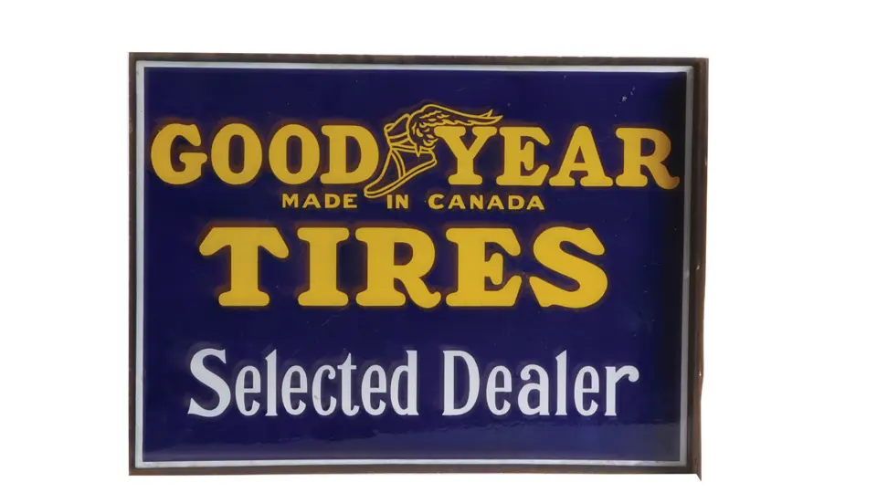 GOODYEAR TIRES SIGN | Private Collection of Tom & Marlene Stackhouse ...