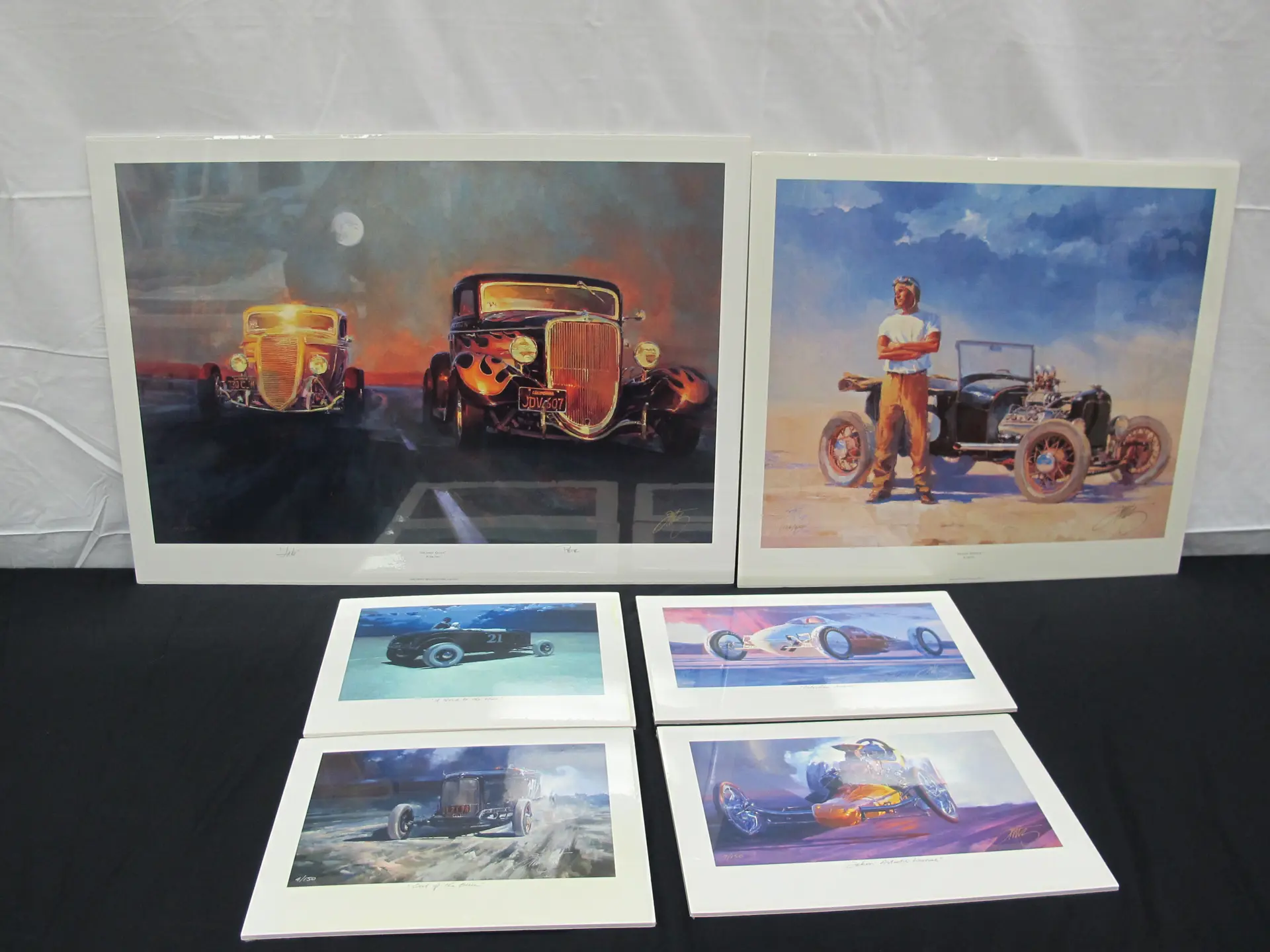 Lot of seven Items A Collection of Signed Limited Edition Prints by Tom ...