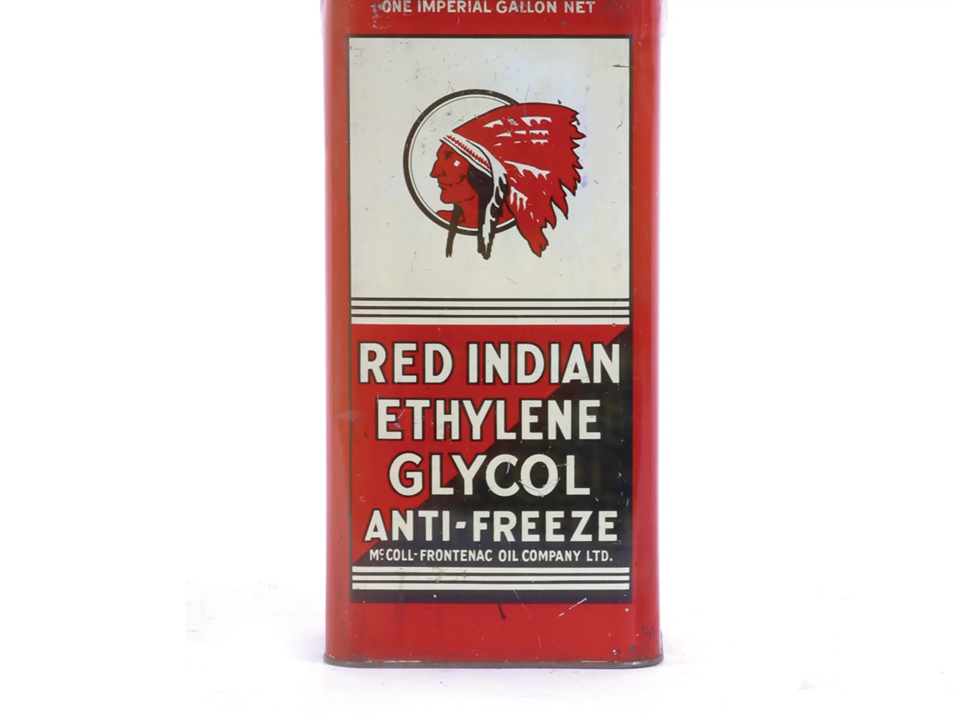 RED INDIAN ANTI-FREEZE CAN | Private Collection of Tom & Marlene ...