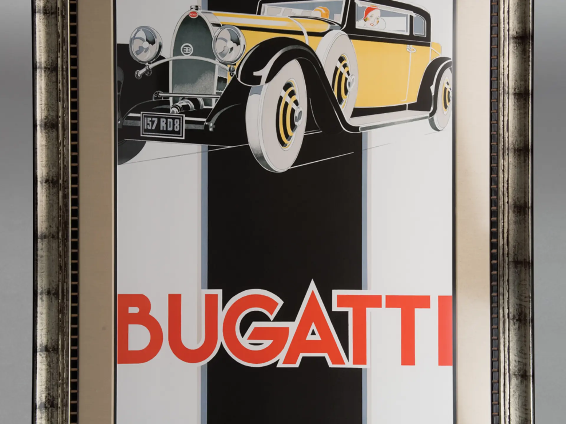Rene Vincent Bugatti Poster | Joe's Garage - The MacPherson Collection ...
