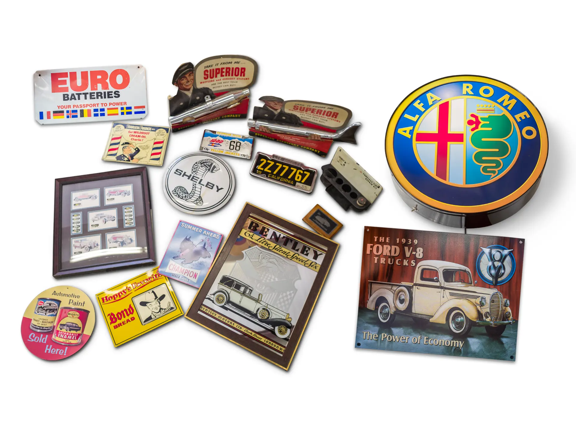 Assorted Automobilia and Wall Décor | Gene Ponder Collection | RM Sotheby's