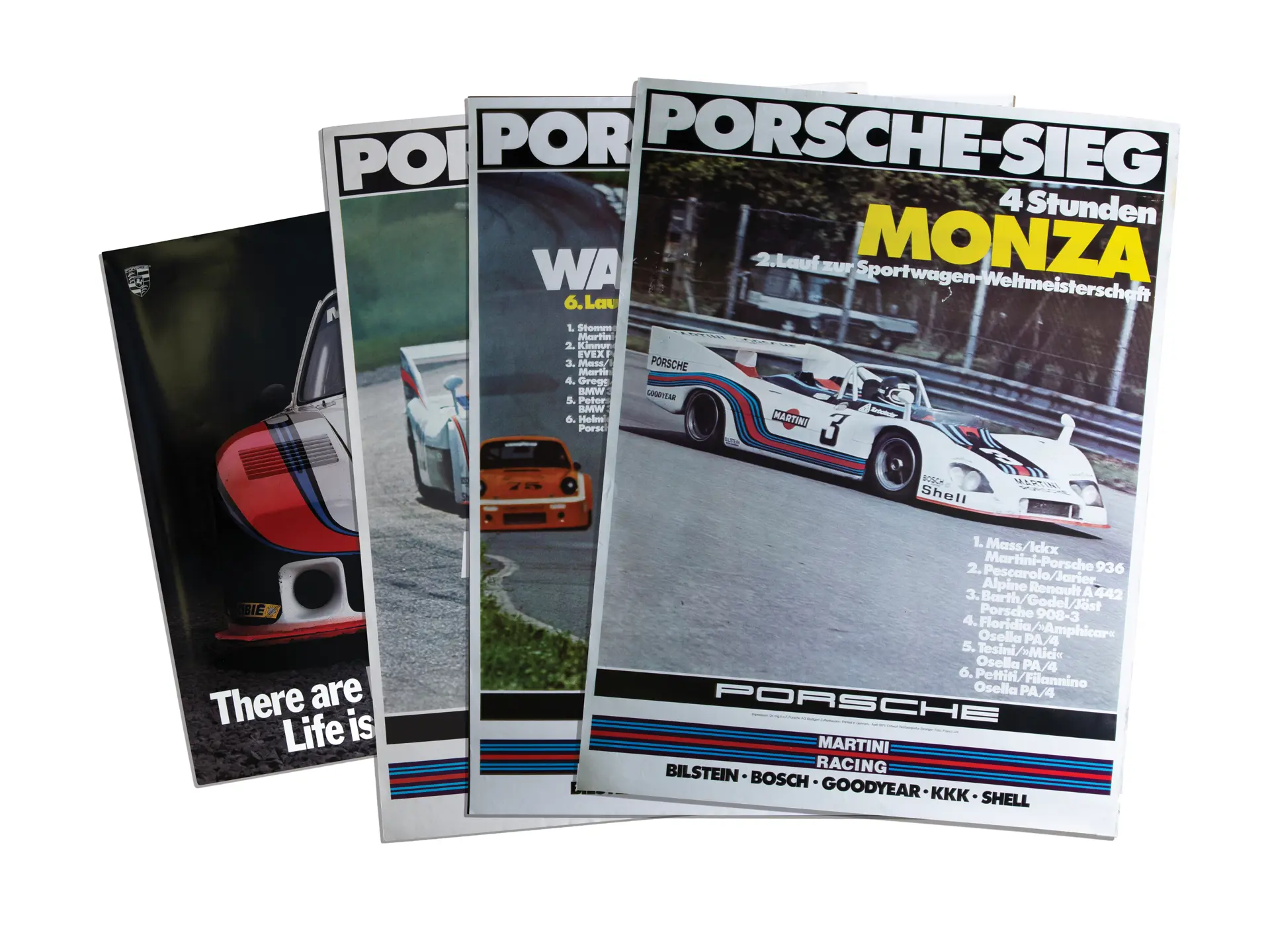 Porsche-Sieg Martini Racing Posters, 1976 | The Porsche 70th ...