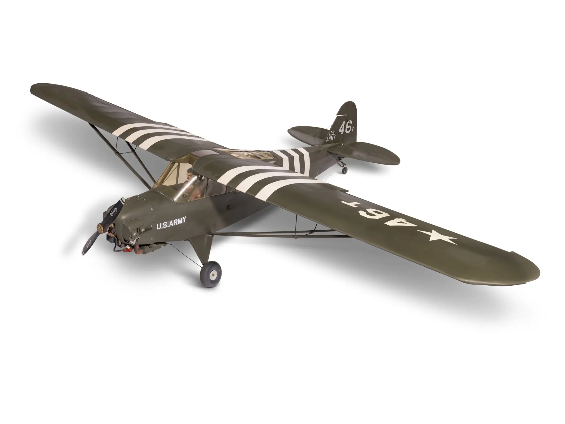 USAAF Piper L-4 Grasshopper Model Airplane | Hershey 2023 | RM Sotheby's