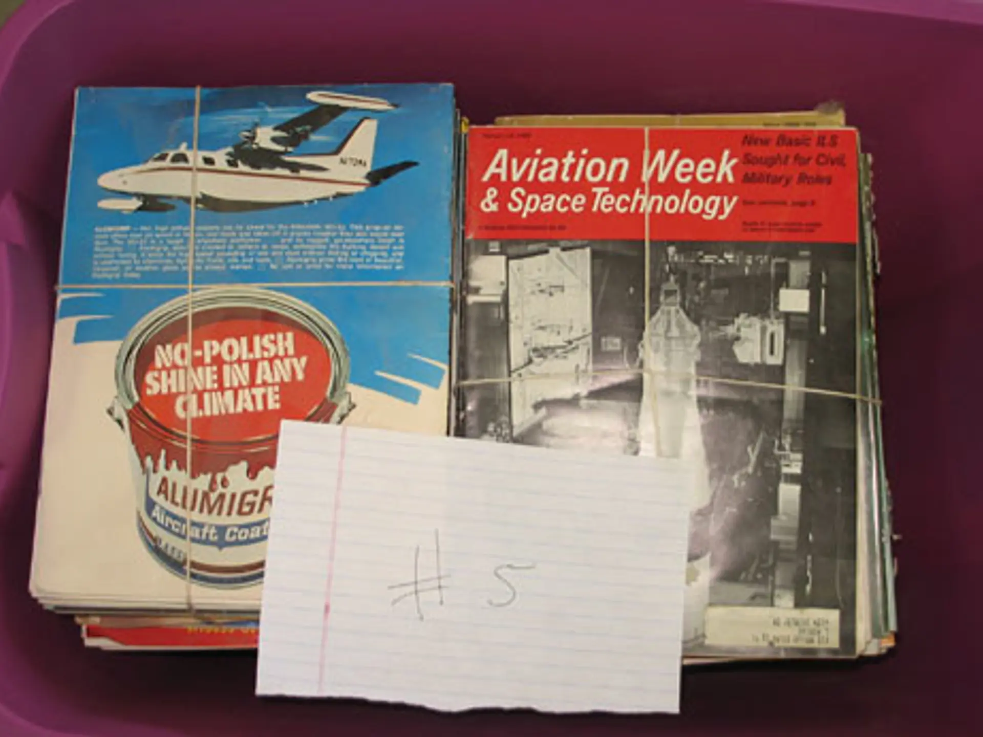 1 box of Aircraft Magazines | The Pate Collection | RM Sotheby's
