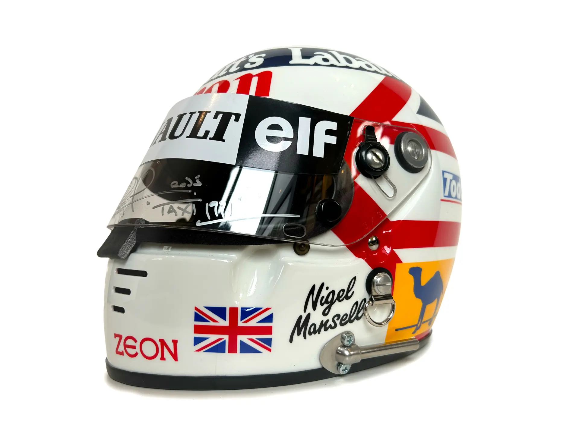 1991 Nigel Mansell Formula 1 Replica Helmet | Cliveden House | RM Sotheby's