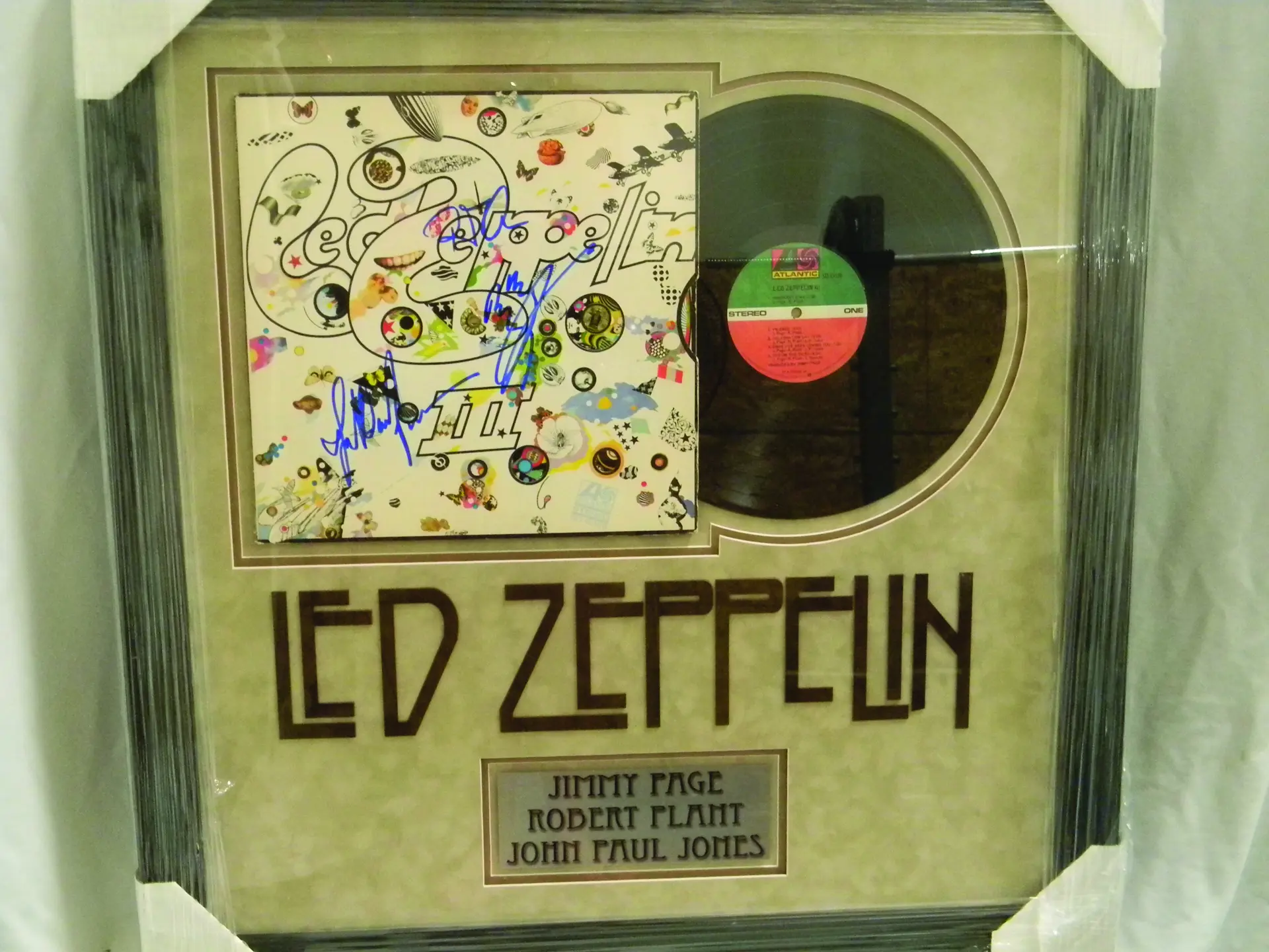 Autographed Led Zeppelin Record | Auburn Fall 2010 | RM Sotheby's