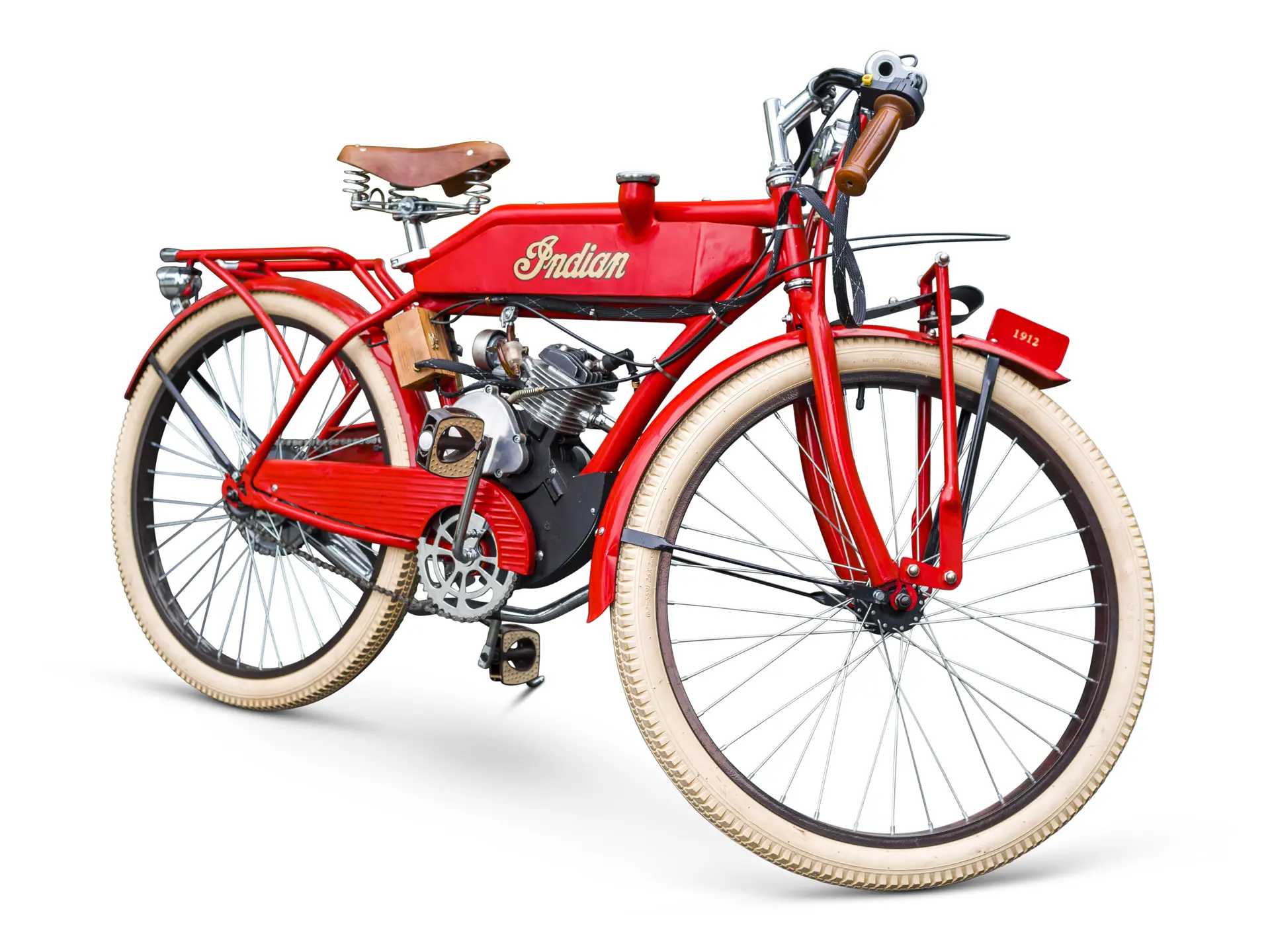 Indian Liveried Motorized Bicycle | Gene Ponder Collection | RM Sotheby's