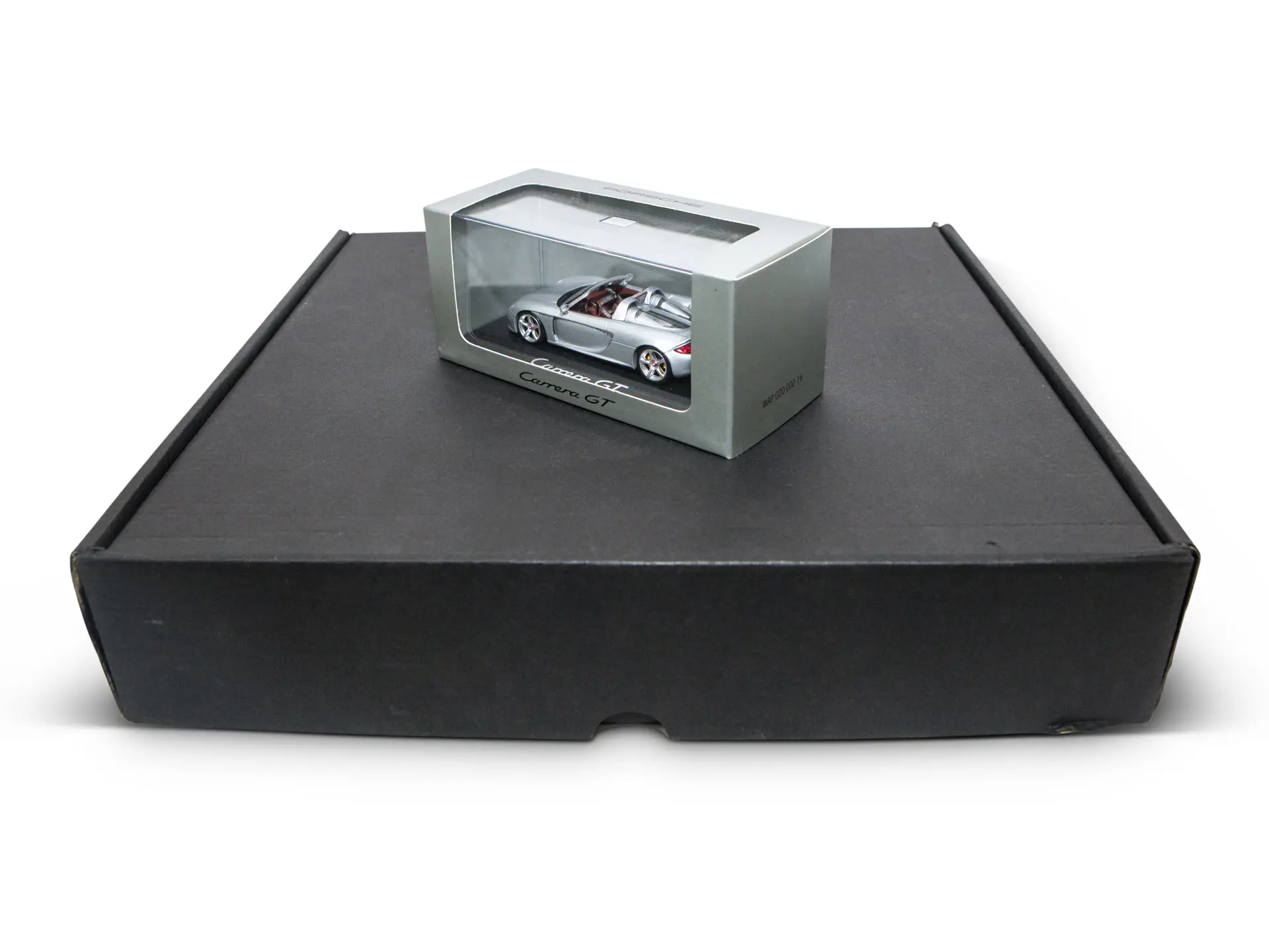 Porsche Carrera GT Leather-Bound Dealer Promotional Kit and 1:43 Model ...
