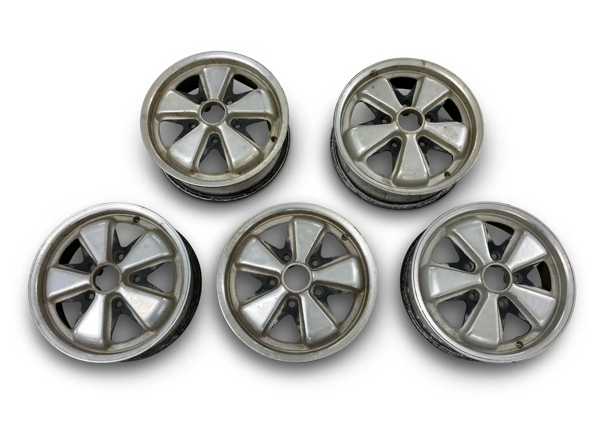 Five 4.5x15 Fuchs Wheels | The White Collection | Online | RM Sotheby's