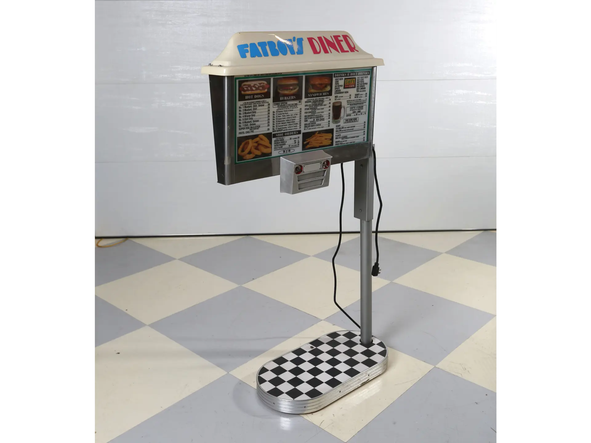 Drive In Restaurant Car Hop Menu | Auburn Fall 2015 | RM Sotheby's