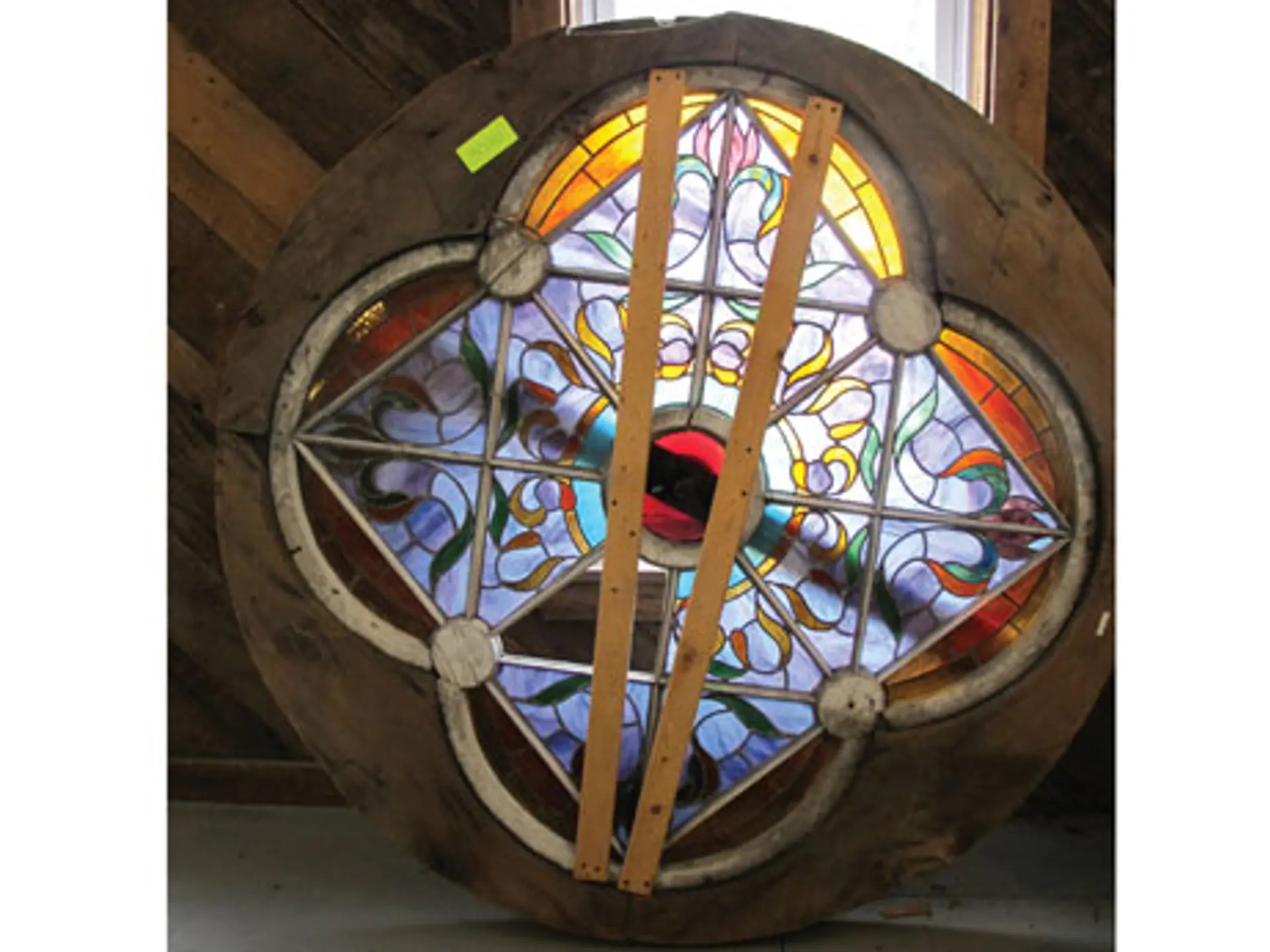Very Large Round Stained-Glass Window | The Bennett Collection | RM ...