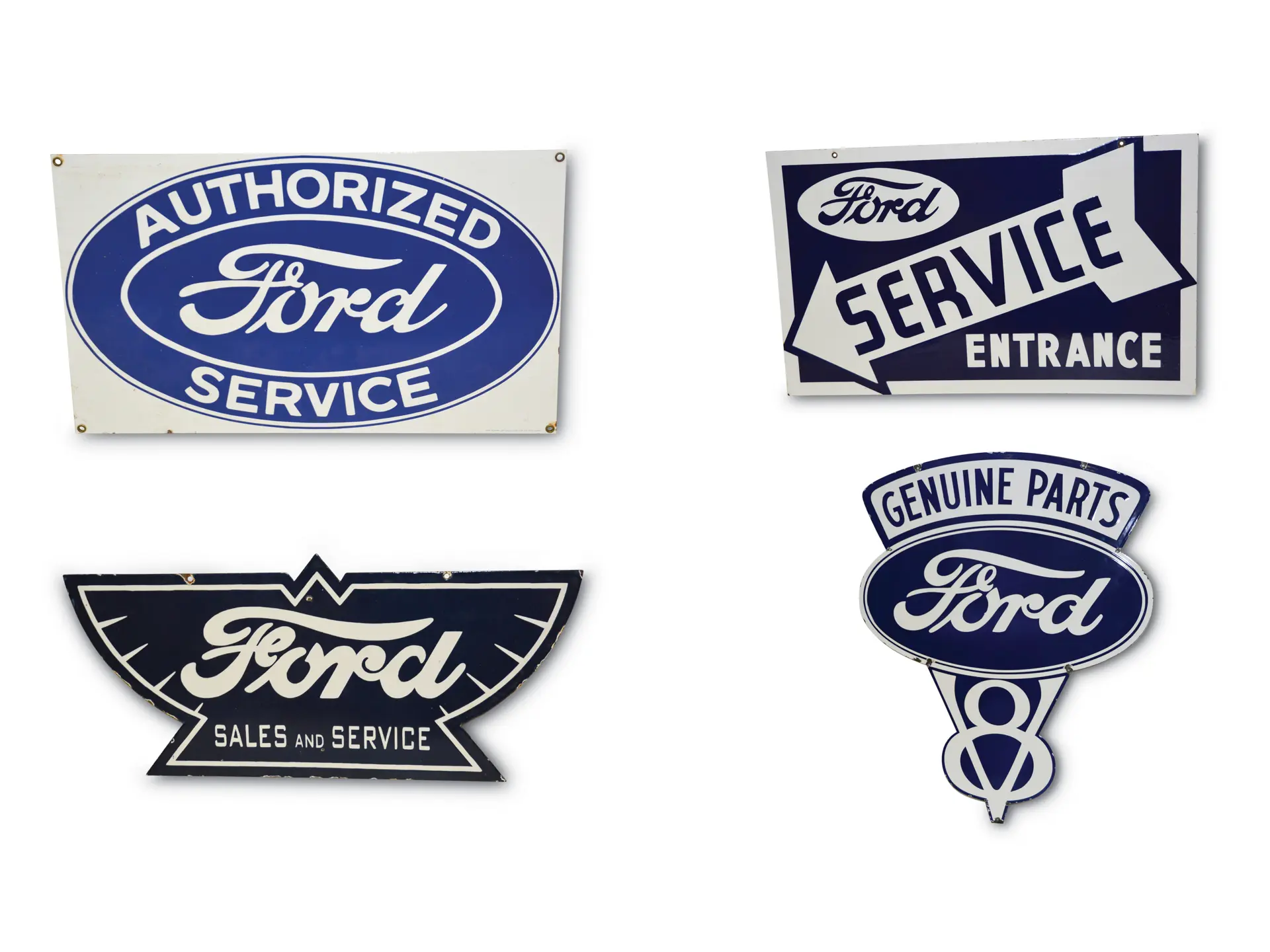 Five Ford Reproduction Signs | Auburn Spring 2019 | RM Sotheby's