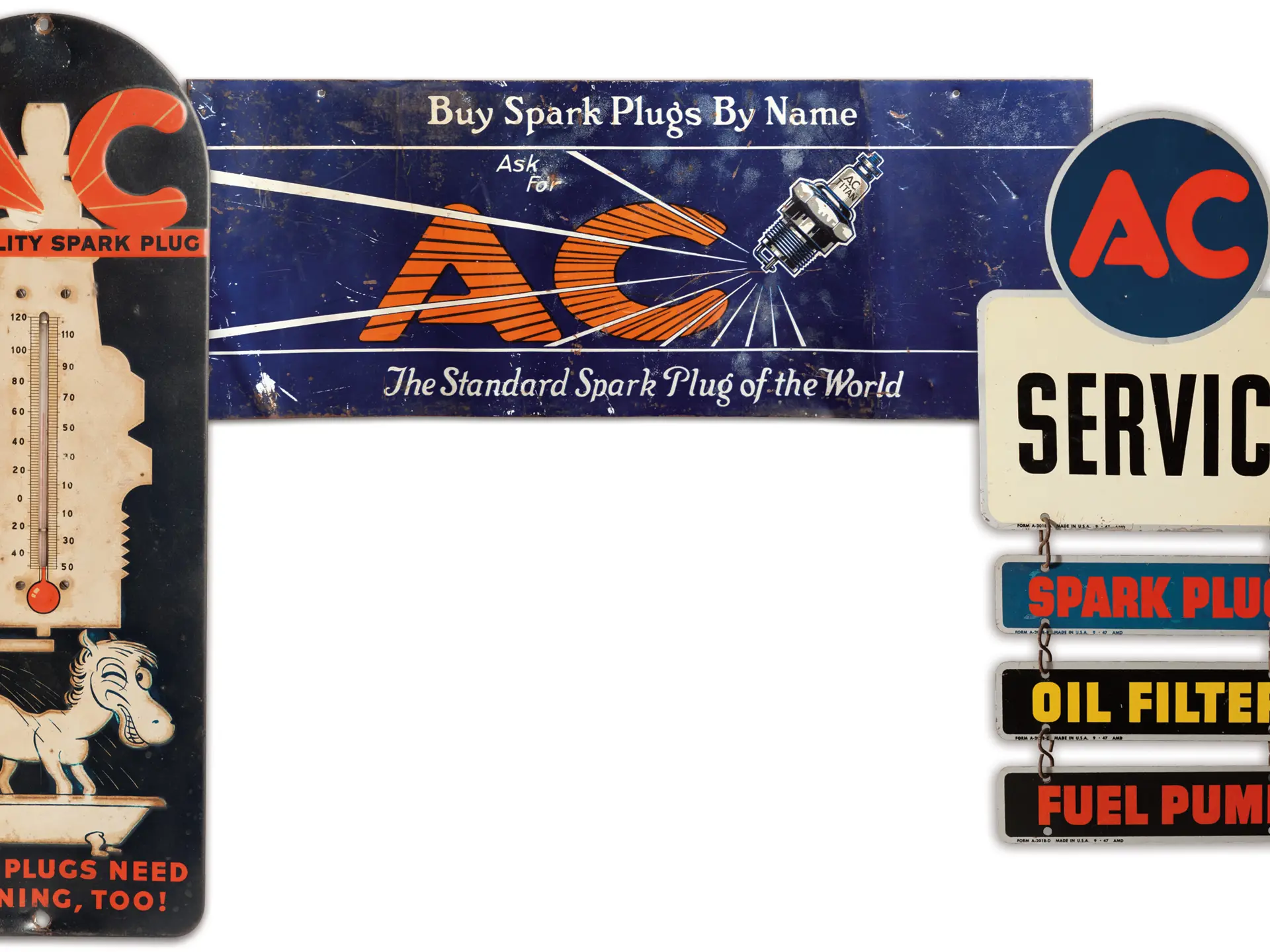 Three AC Signs | The Dingman Collection 2012 | RM Sotheby's