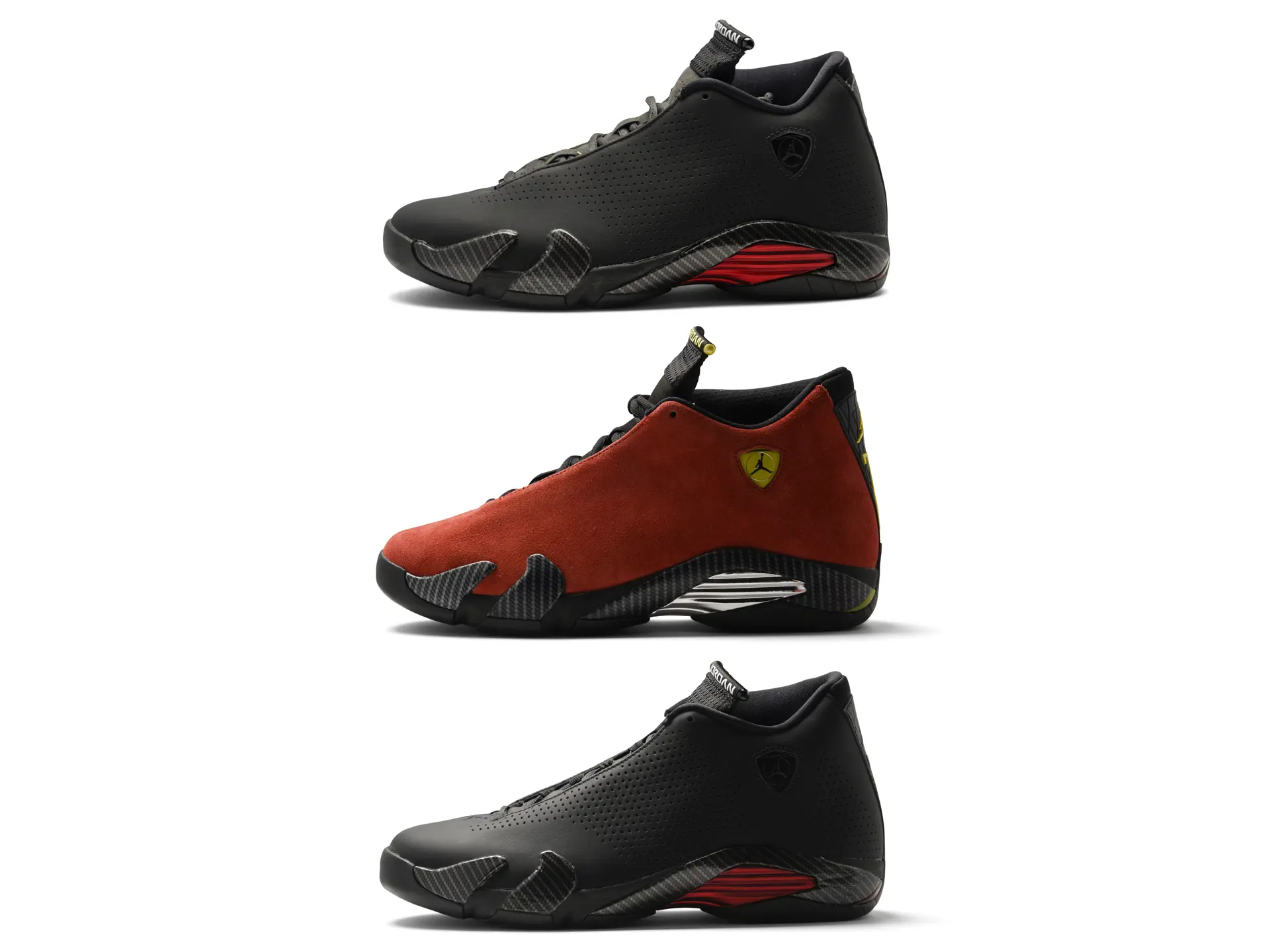 Set of Three | Nike Air Jordan 14 Sneakers | Dare to Dream | The ...