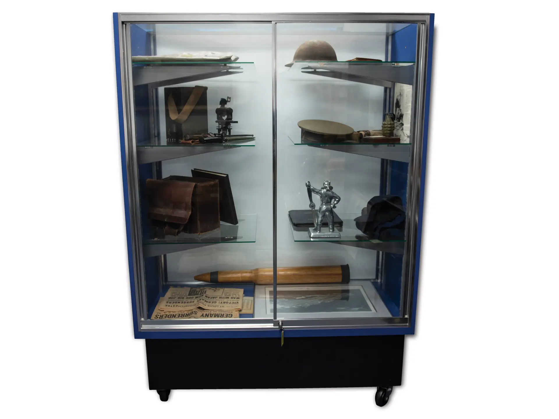 Three Large Glass Display Cases | The Guyton Collection | RM Sotheby's