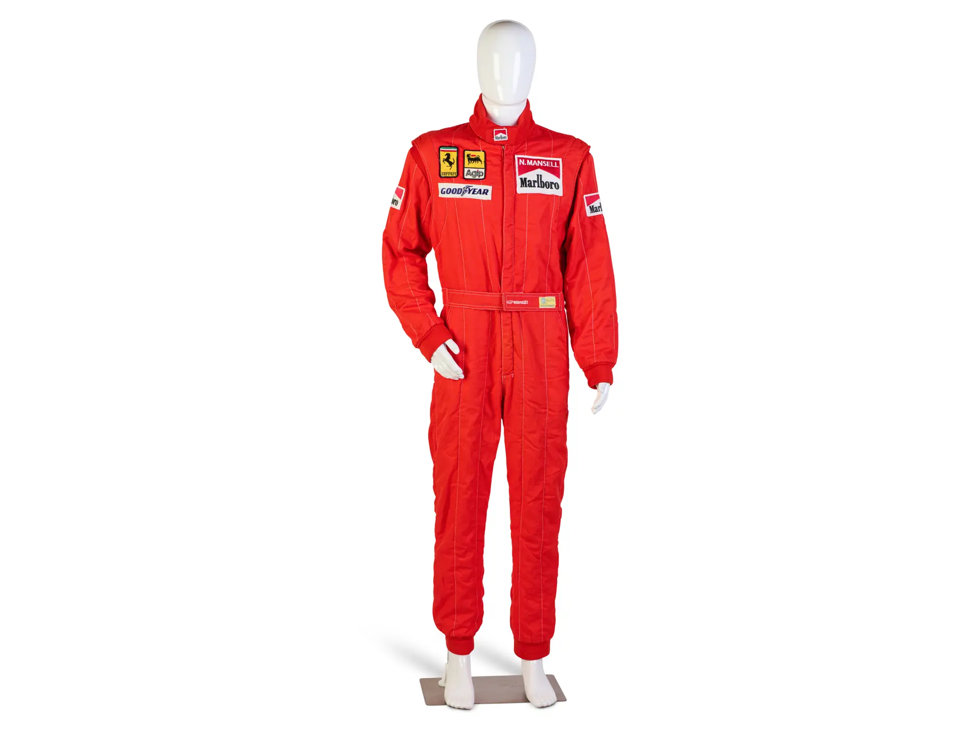 1989 Scuderia Ferrari Stand 21 Formula 1 Race Suit | Nigel Mansell’s ...