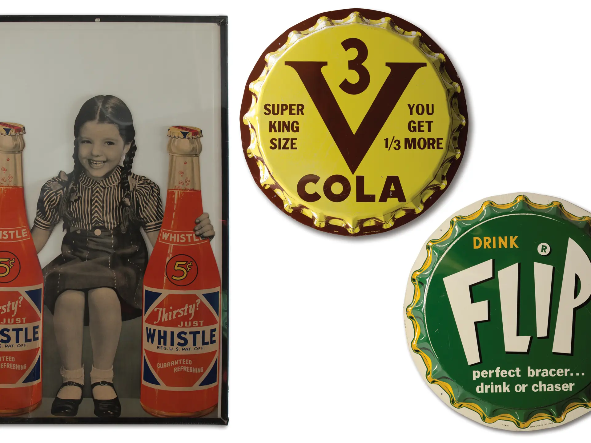 Three Soda Signs | The Dingman Collection 2012 | RM Sotheby's