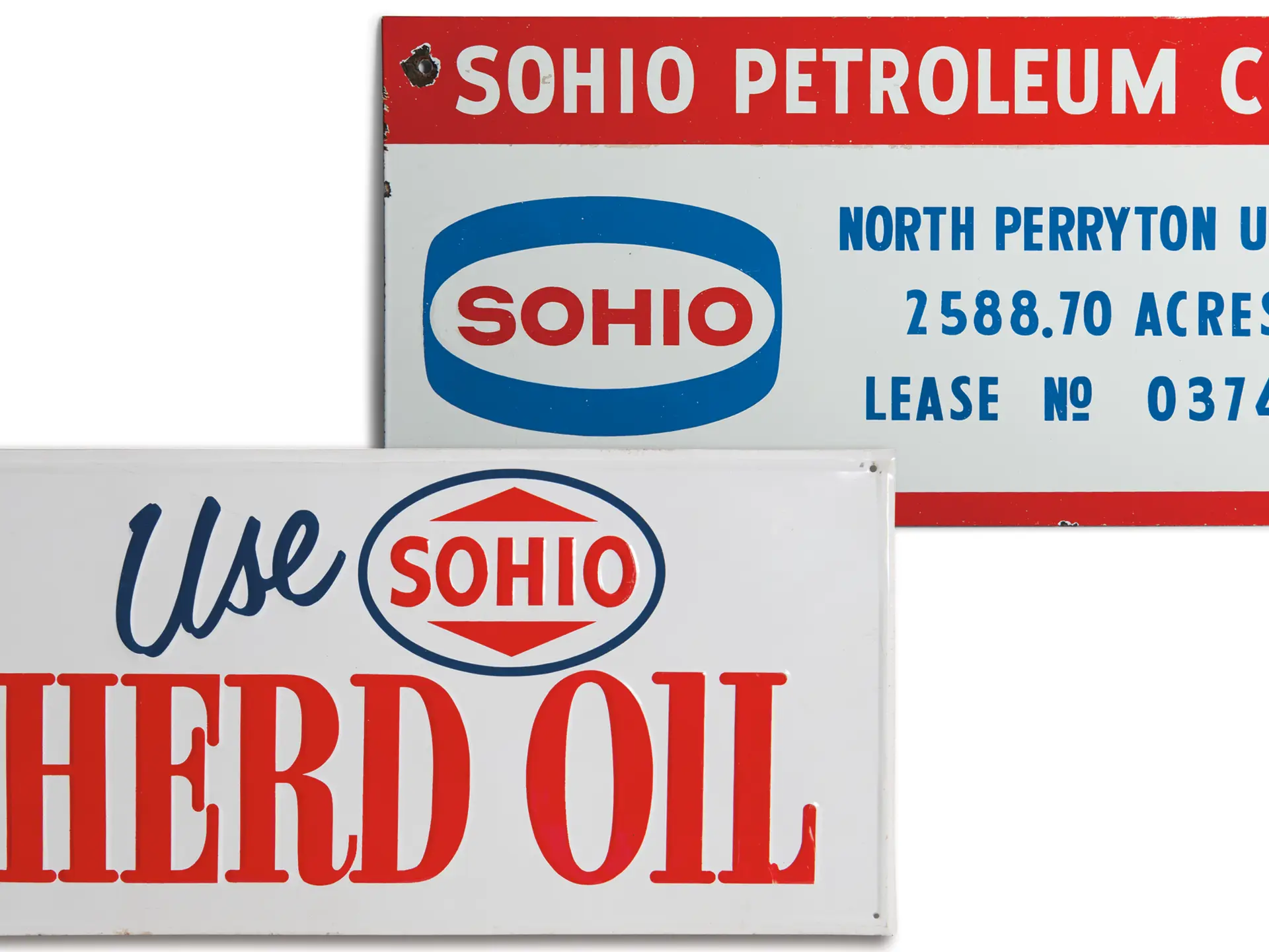 Two Sohio Signs | The Dingman Collection 2012 | RM Sotheby's
